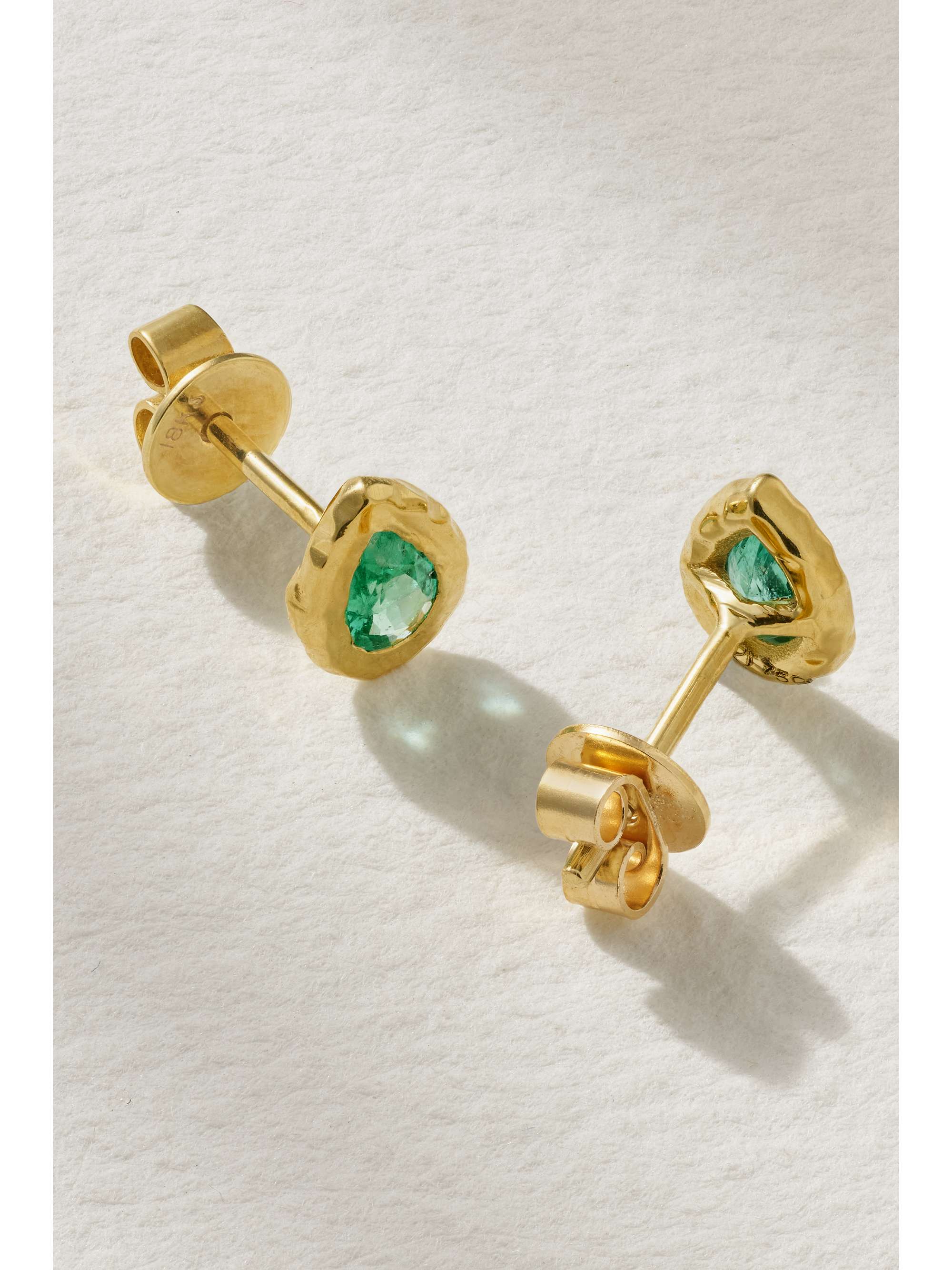 OCTAVIA ELIZABETH + NET SUSTAIN Nesting Gem 18-karat recycled gold ...