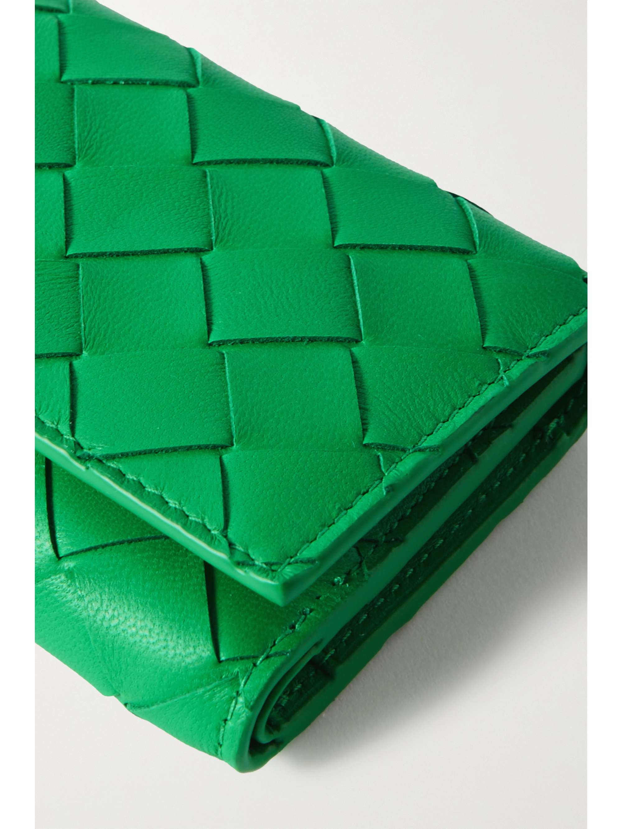 BOTTEGA VENETA Intrecciato leather wallet | NET-A-PORTER