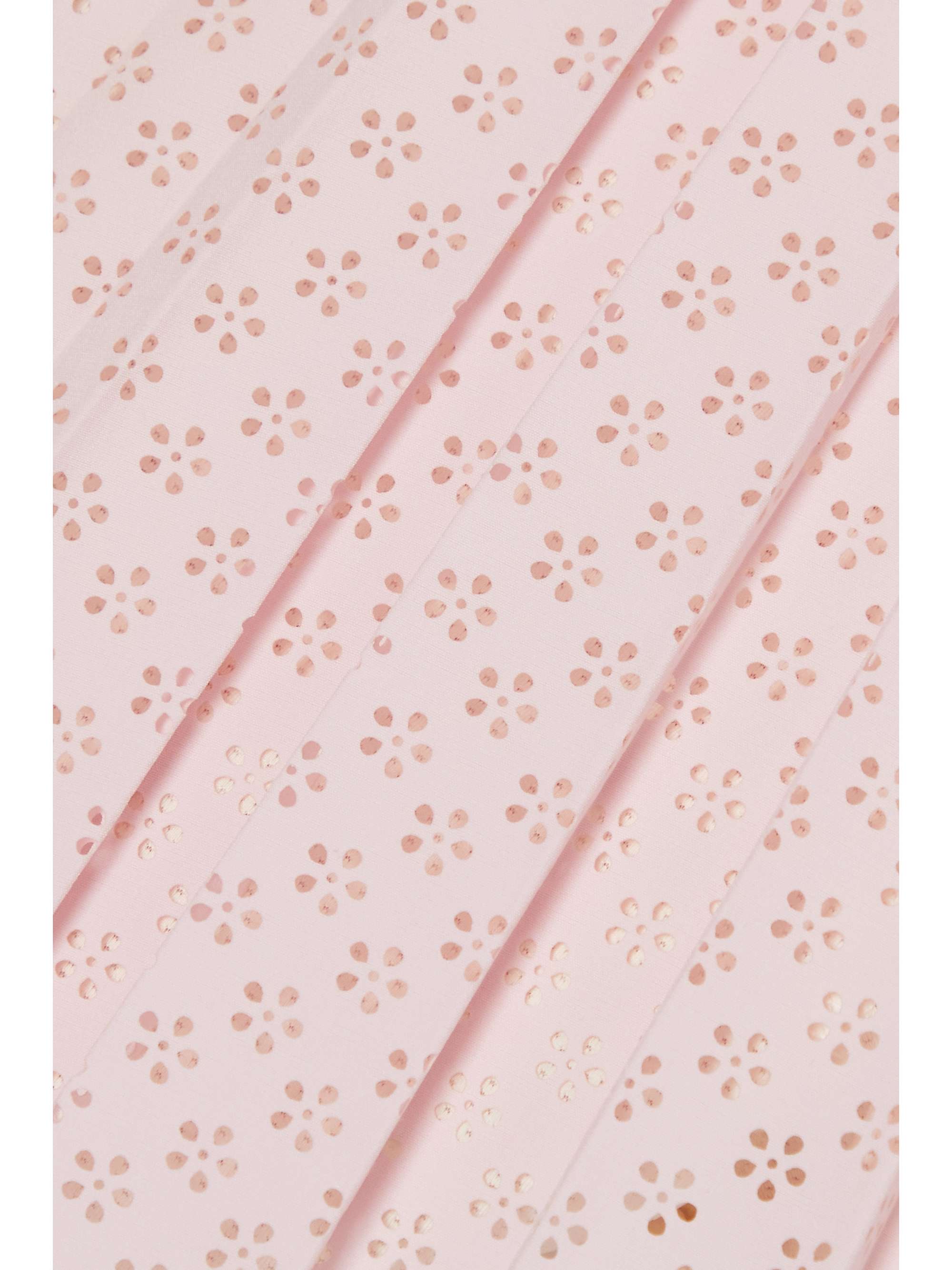 TORY SPORT Pleated laser-cut tennis skirt | NET-A-PORTER