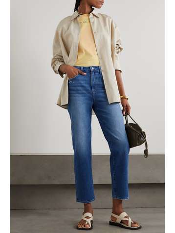 Designer Straight Leg Jeans for Women | NET-A-PORTER