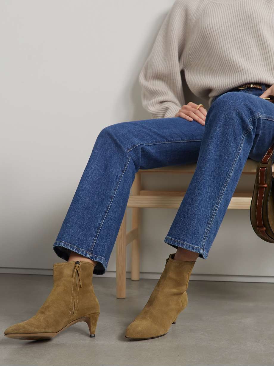 ISABEL MARANT Deone suede ankle boots | NET-A-PORTER