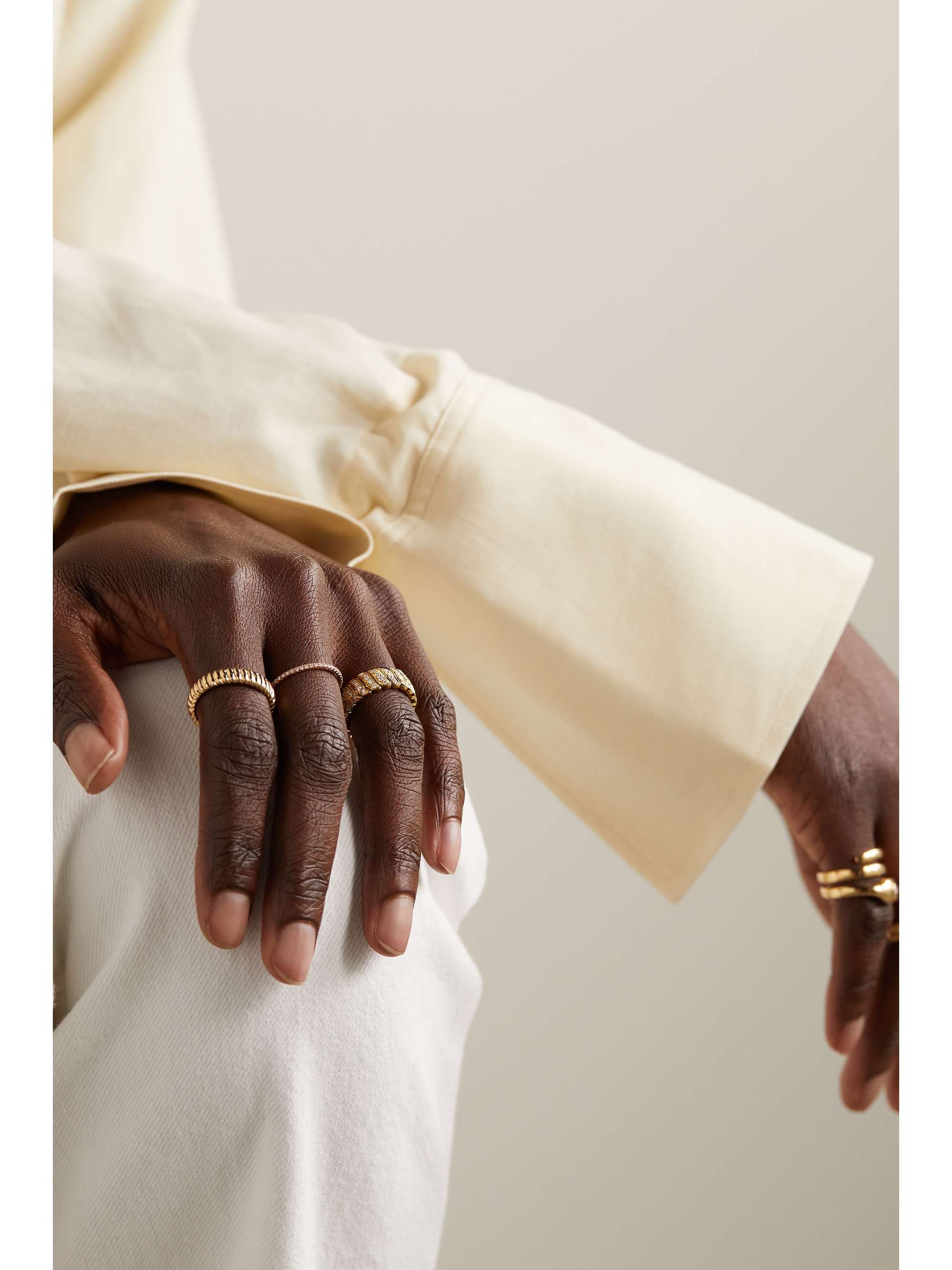 ANITA KO Zoe 18-karat gold diamond ring | NET-A-PORTER