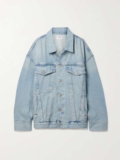 AGOLDE Wayne oversized organic denim jacket | NET-A-PORTER