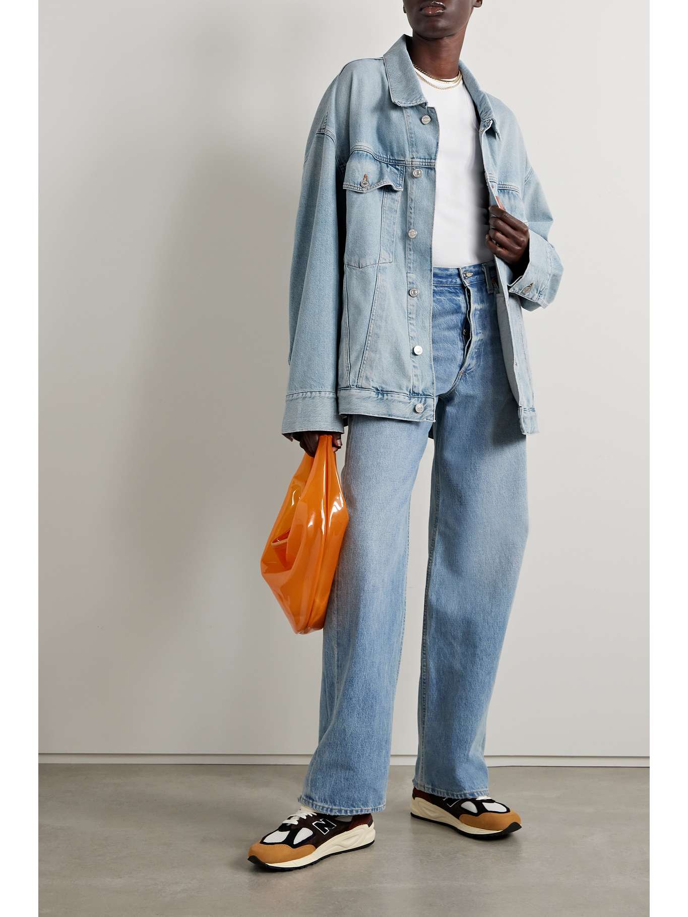 AGOLDE Wayne oversized organic denim jacket | NET-A-PORTER