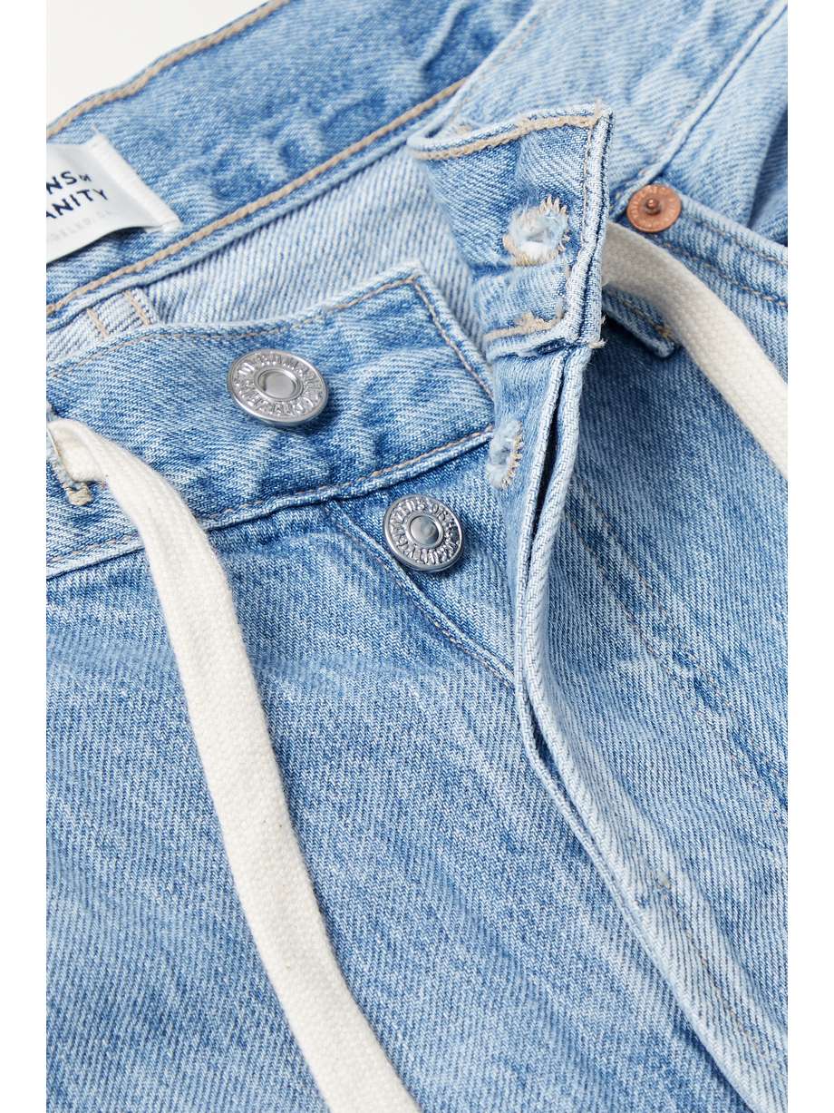 CITIZENS OF HUMANITY + NET SUSTAIN Brynn high-rise wide-leg organic ...