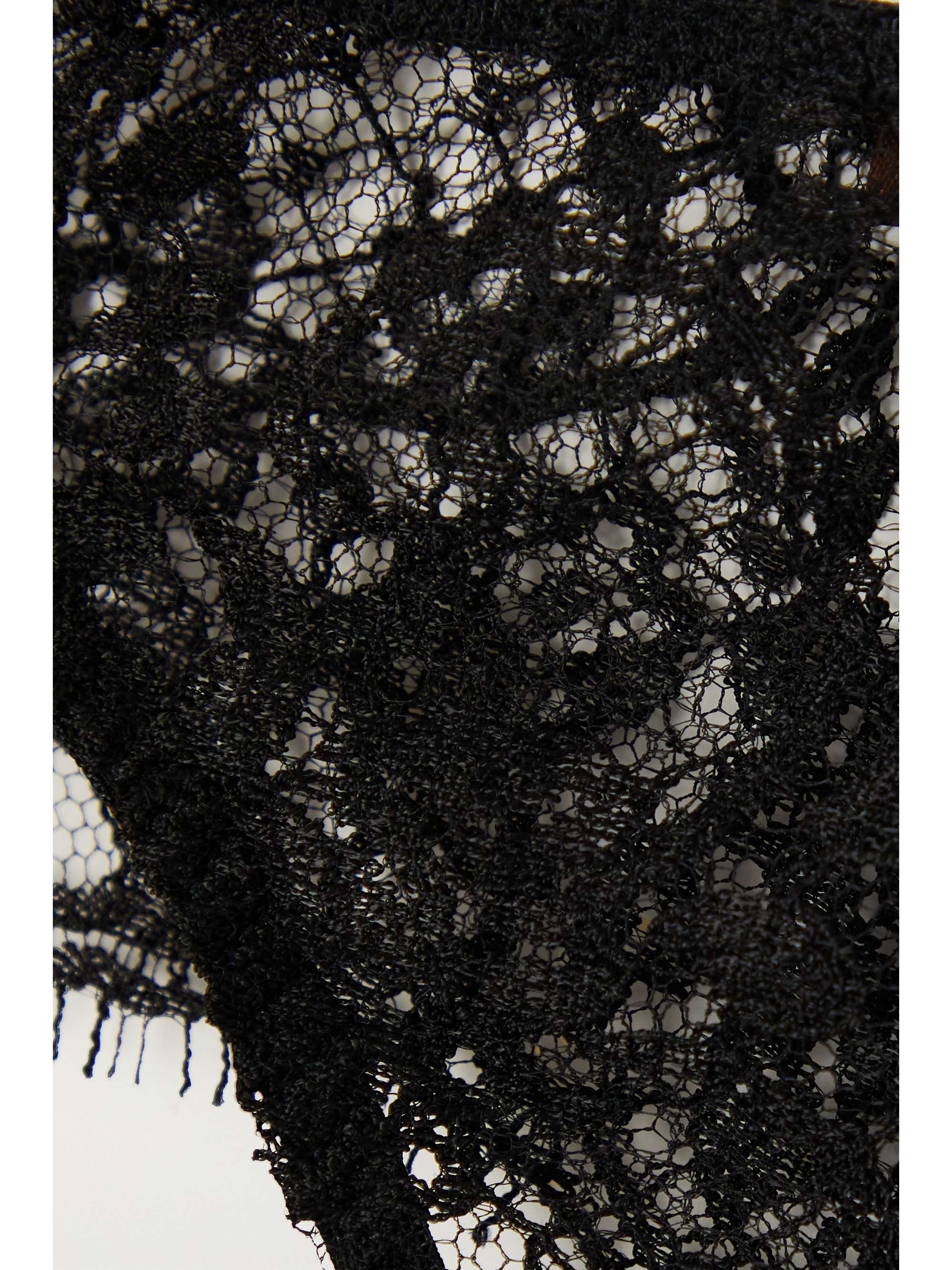 COCO DE MER Hera Leavers lace thong | NET-A-PORTER