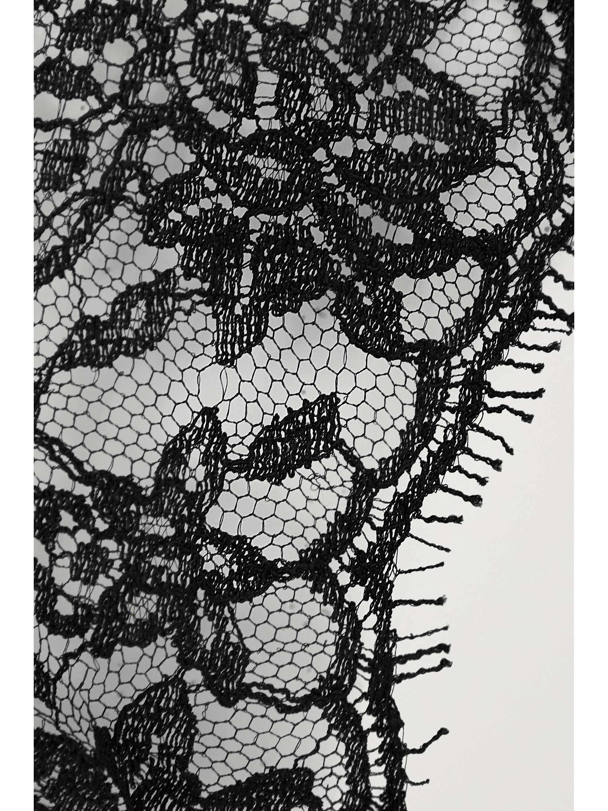 COCO DE MER Hera cutout satin-trimmed Leavers lace soft-cup bra | NET-A ...