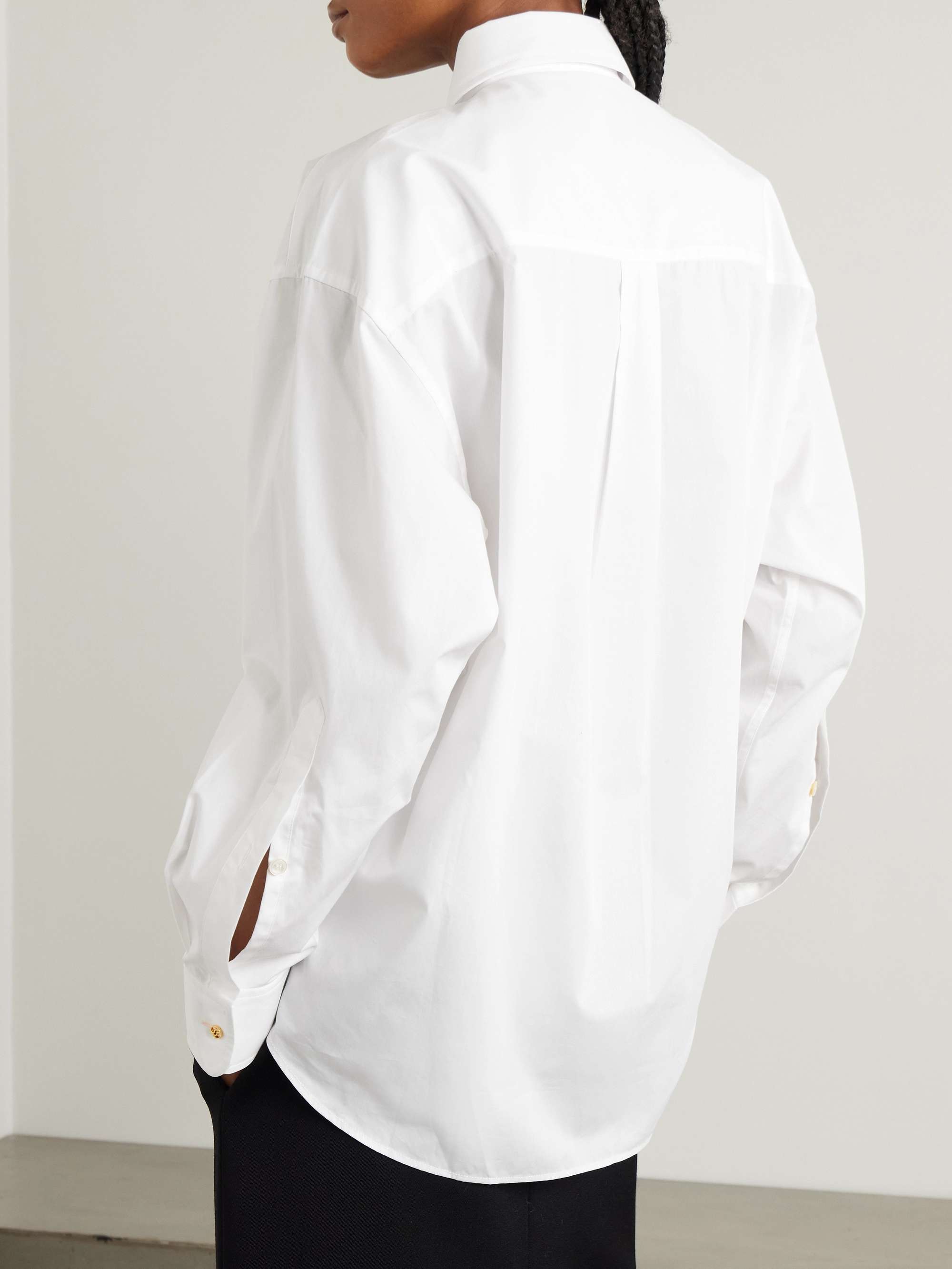 STELLA MCCARTNEY + NET SUSTAIN organic cotton-poplin shirt | NET-A-PORTER