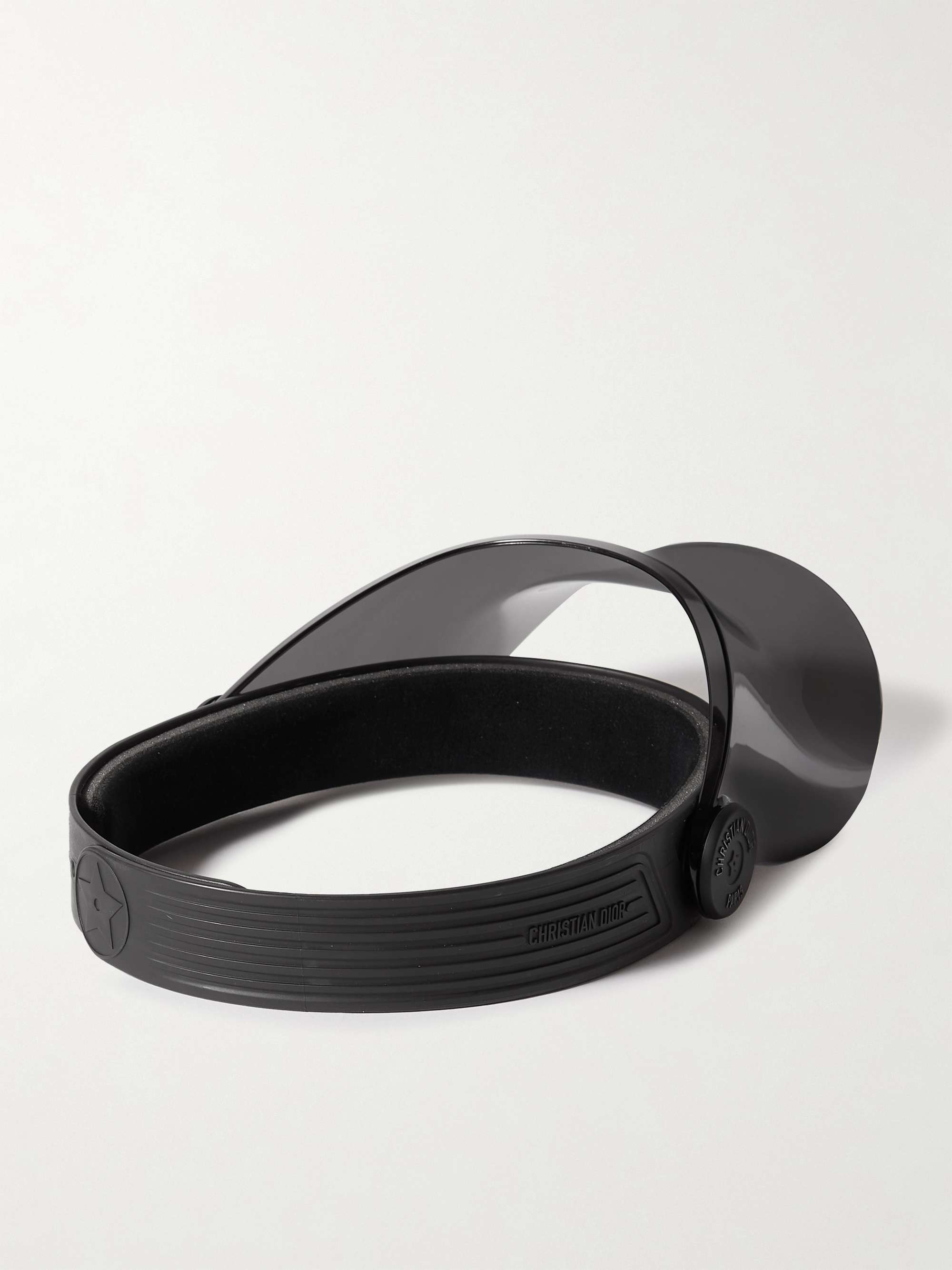 DIOR EYEWEAR DiorPacific V1U Perspex and rubber visor | NET-A-PORTER