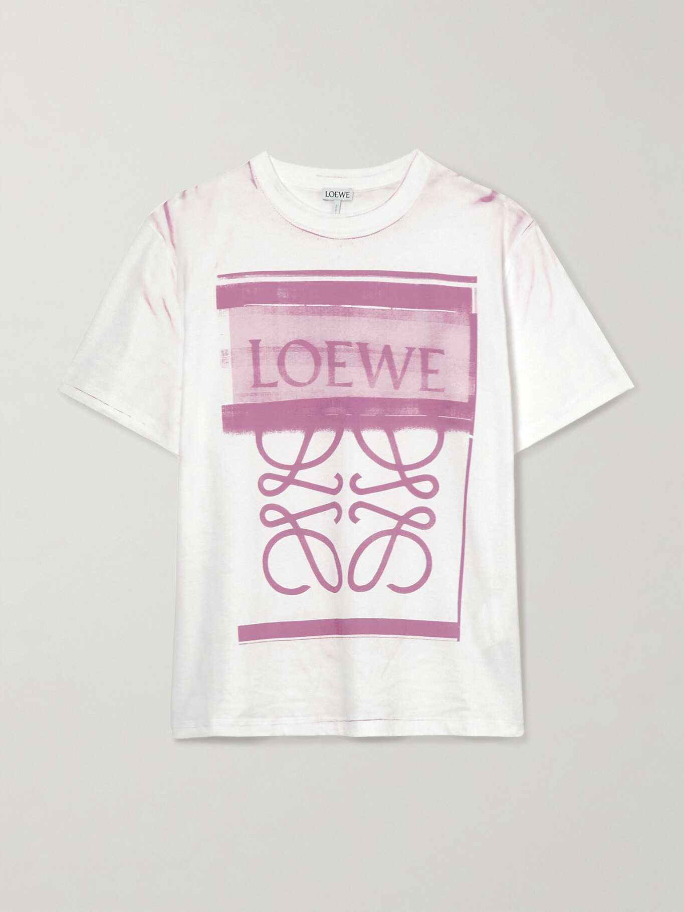 LOEWE Printed cotton-jersey T-shirt | NET-A-PORTER