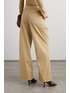 LOEWE Laser-cut cotton and silk-blend straight-leg pants | NET-A-PORTER