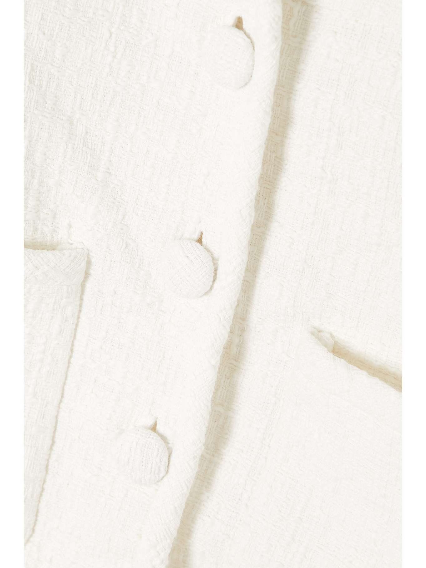 PROENZA SCHOULER WHITE LABEL Cropped cotton-tweed jacket | NET-A-PORTER