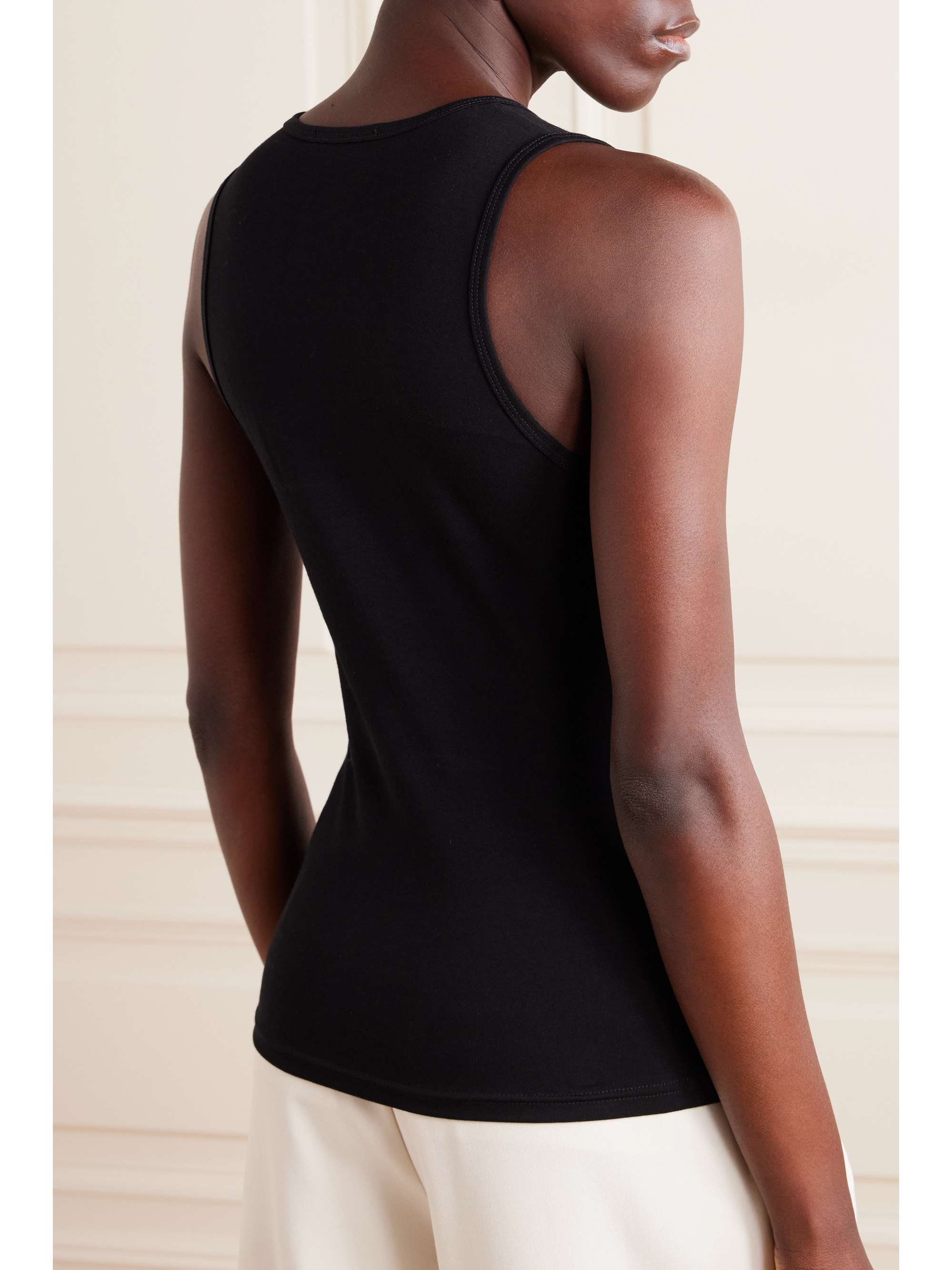 MATTEAU + NET SUSTAIN organic cotton-blend jersey tank | NET-A-PORTER