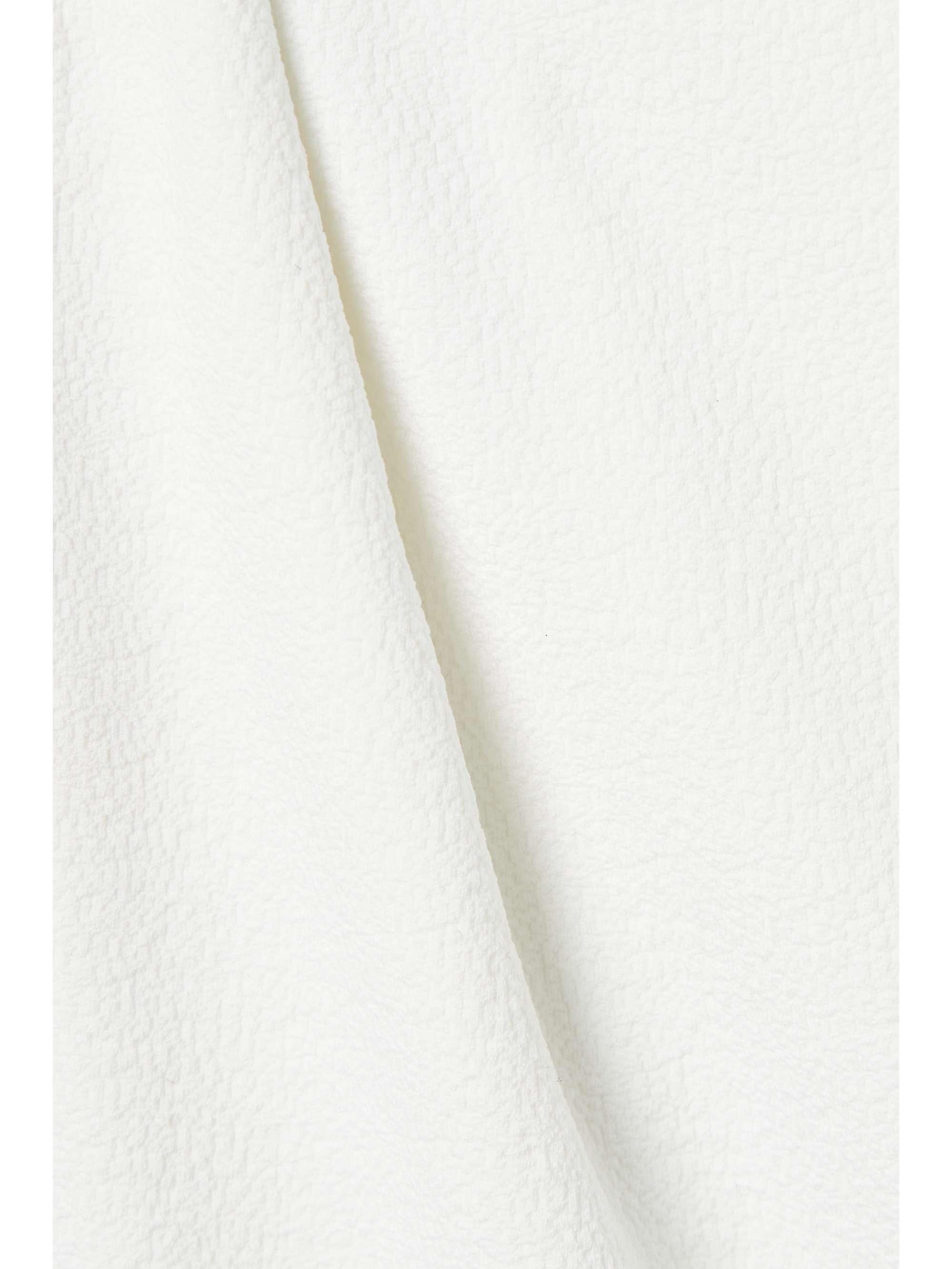 MATTEAU Petite Square recycled-seersucker swimsuit | NET-A-PORTER