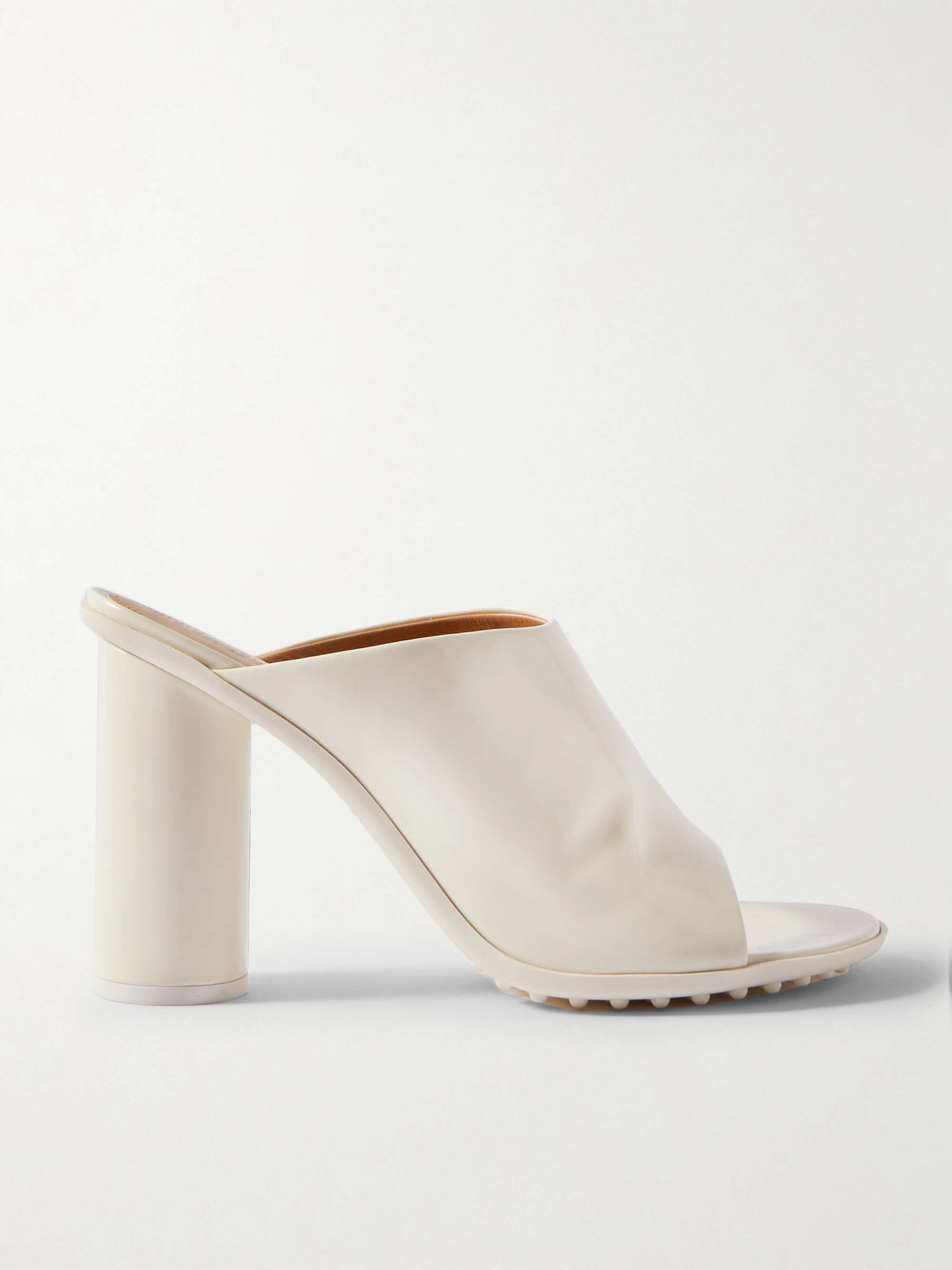 BOTTEGA VENETA Atomic patent-leather mules | NET-A-PORTER