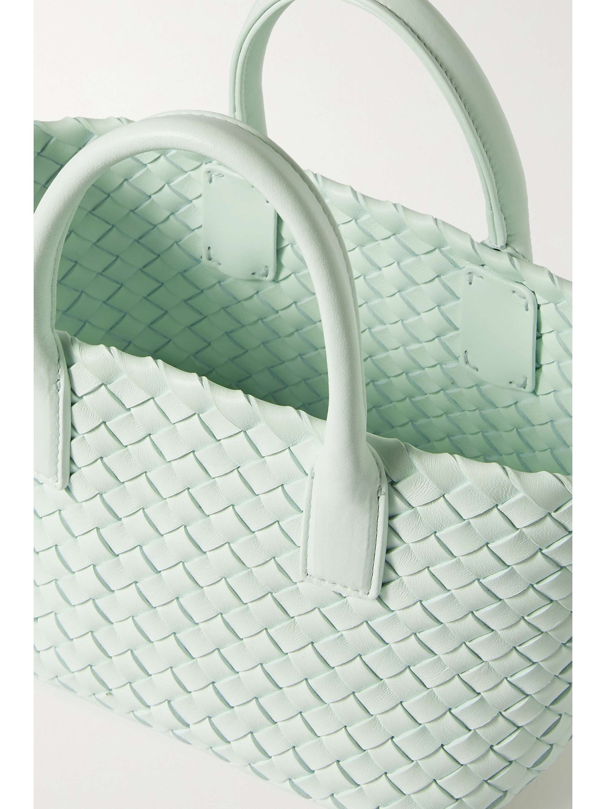 BOTTEGA VENETA Cabat mini intrecciato leather tote | NET-A-PORTER
