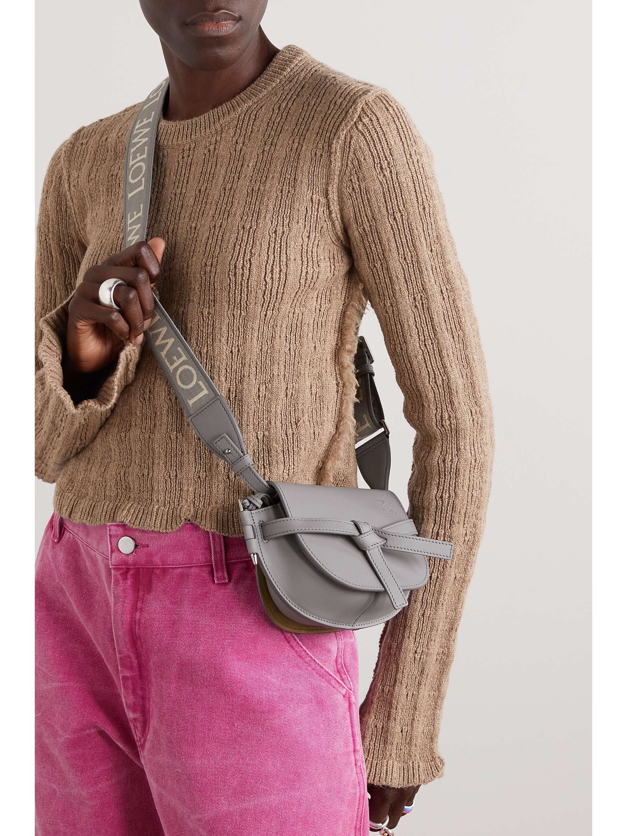LOEWE Gate Dual mini leather shoulder bag | NET-A-PORTER