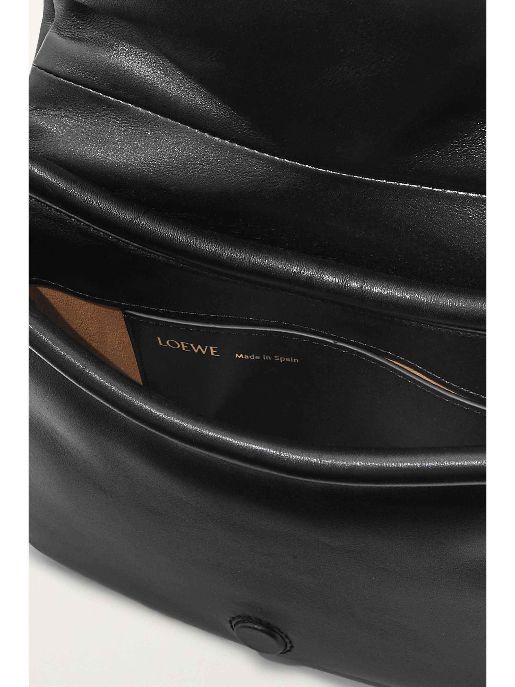 LOEWE Paseo Satchel pleated leather shoulder bag | NET-A-PORTER