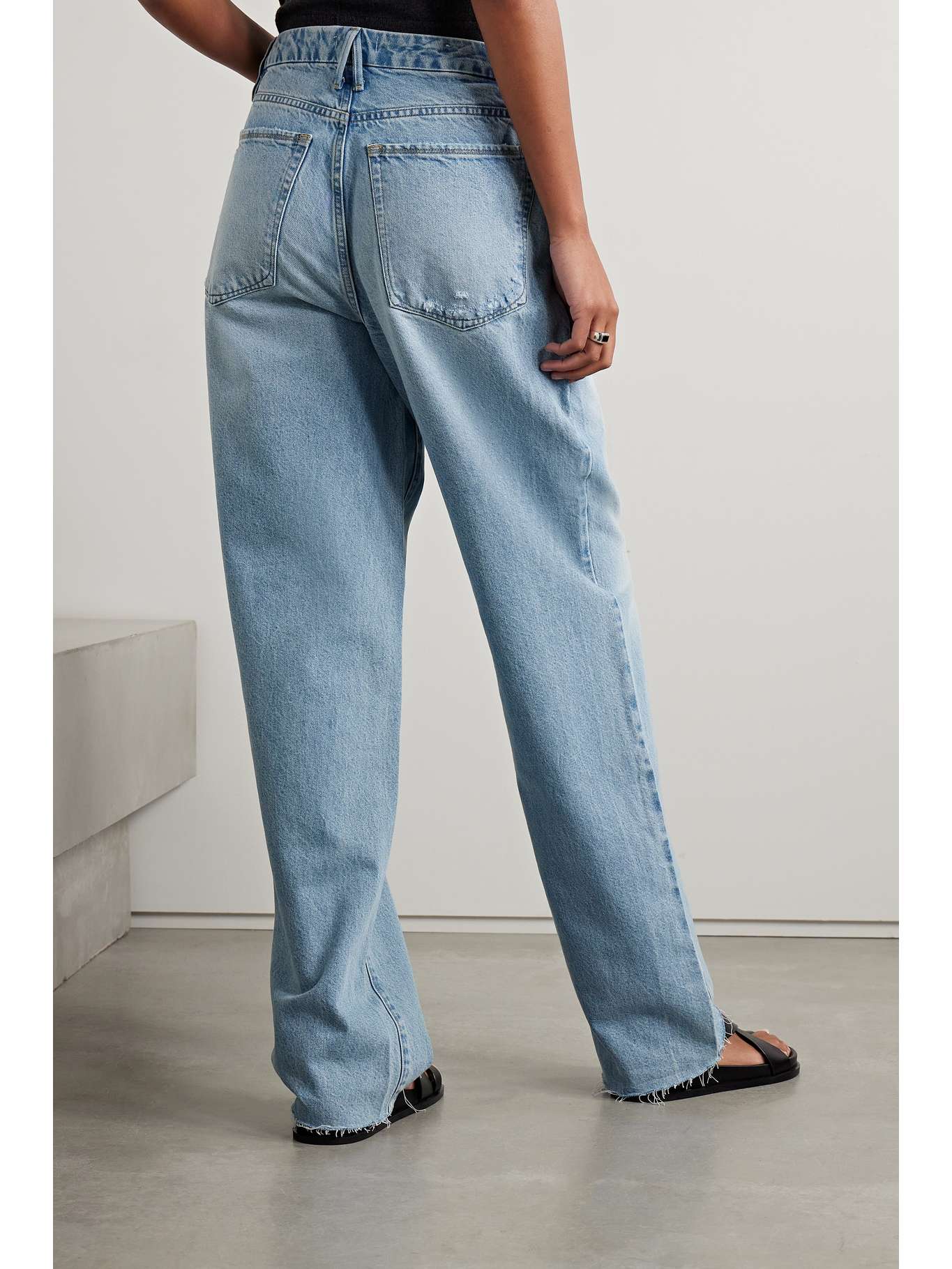 GOOD AMERICAN Good 90s high-rise wide-leg jeans | NET-A-PORTER