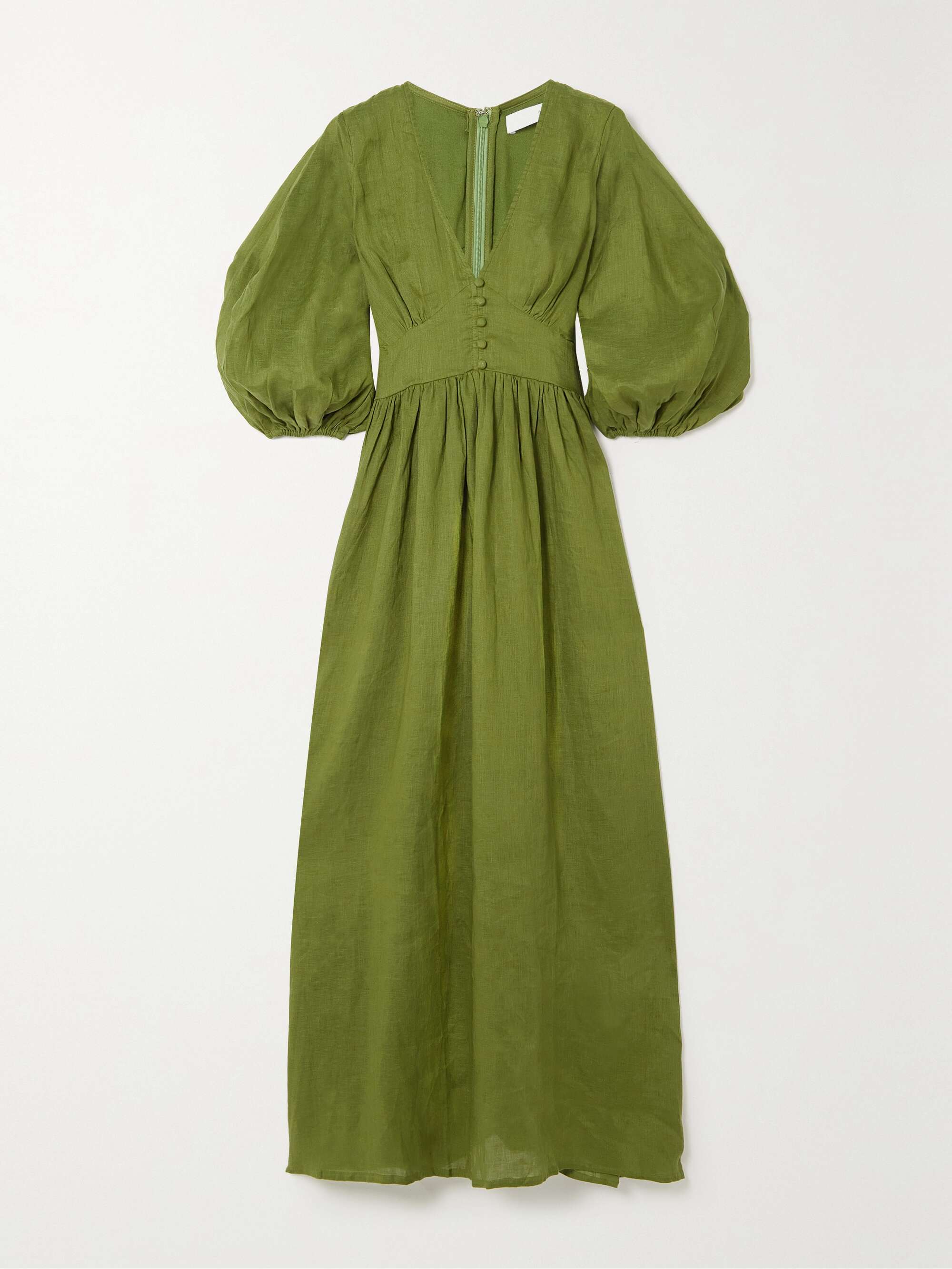 FAITHFULL + NET SUSTAIN Clemente linen maxi dress | NET-A-PORTER