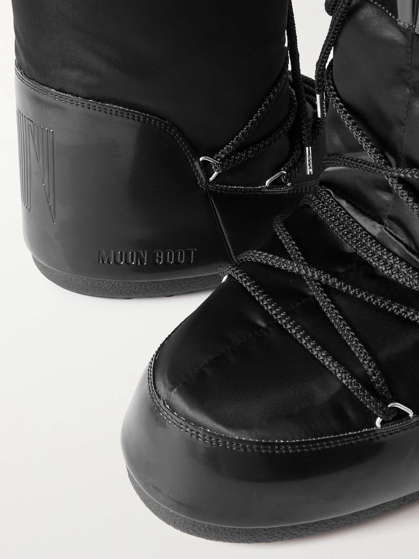 MOON BOOT Icon Glance shell and PVC snow boots | NET-A-PORTER