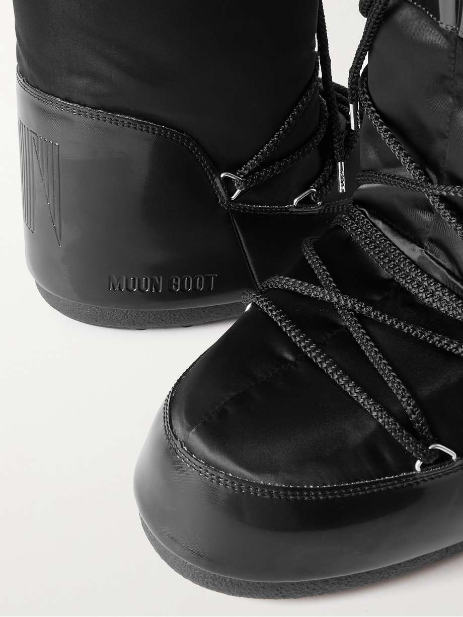 MOON BOOT Icon Glance shell and PVC snow boots | NET-A-PORTER