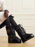 MOON BOOT Icon Glance shell and PVC snow boots | NET-A-PORTER