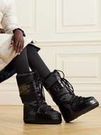 MOON BOOT Icon Glance shell and PVC snow boots | NET-A-PORTER
