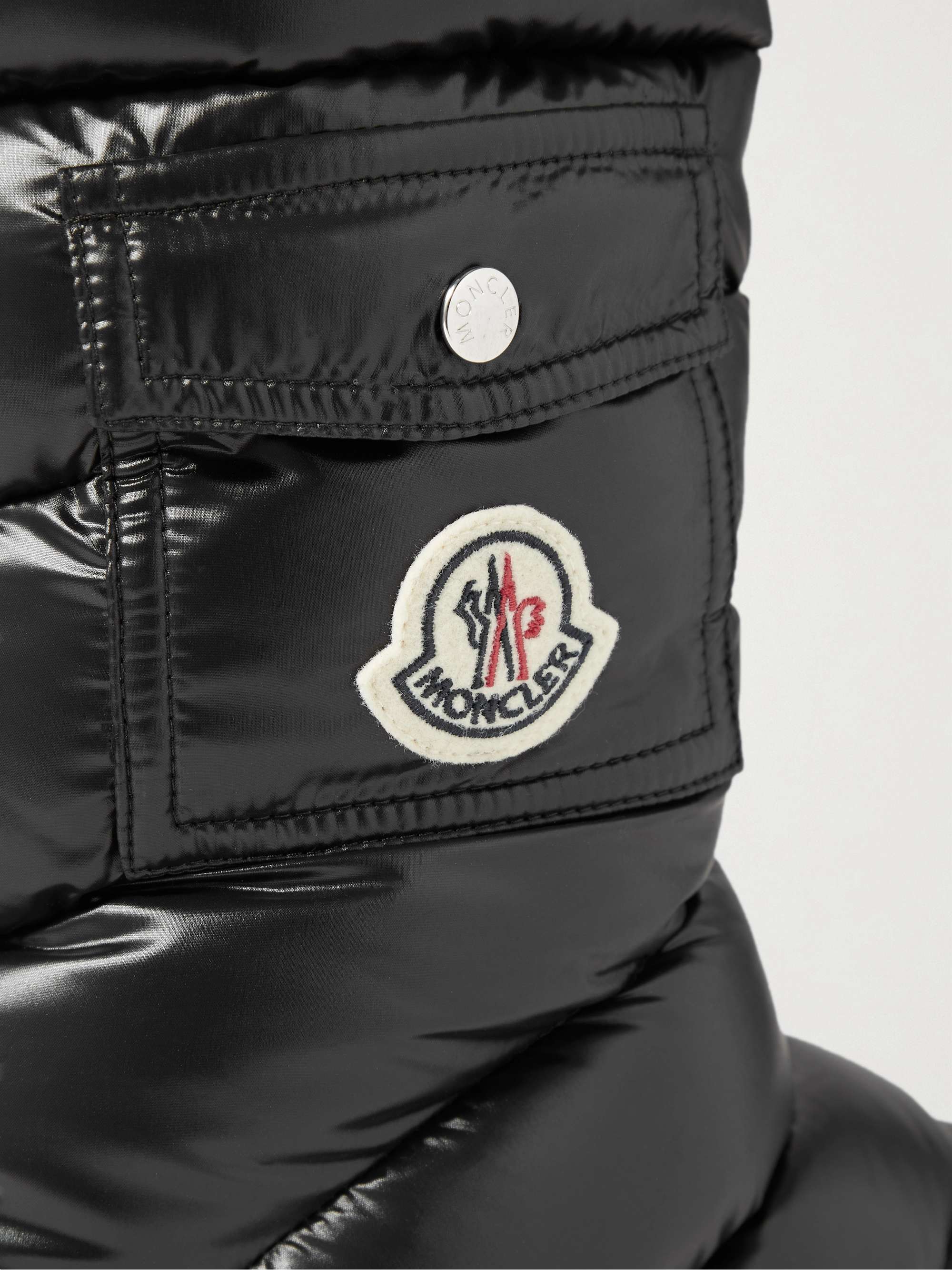 MONCLER Gaia quilted shell boots | NET-A-PORTER