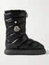 MONCLER Gaia quilted shell boots | NET-A-PORTER