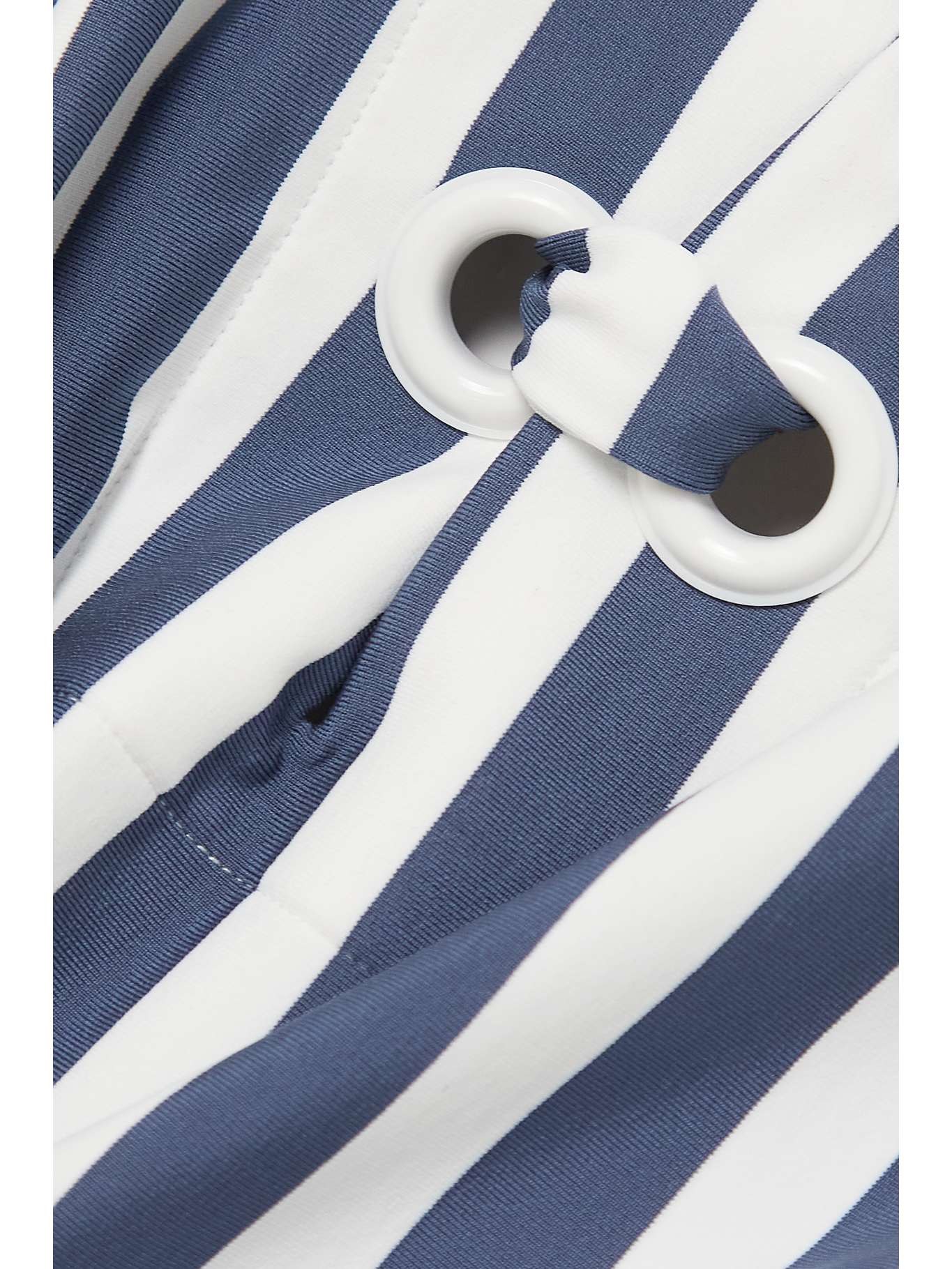 ERES Samba lace-up striped swimsuit | NET-A-PORTER