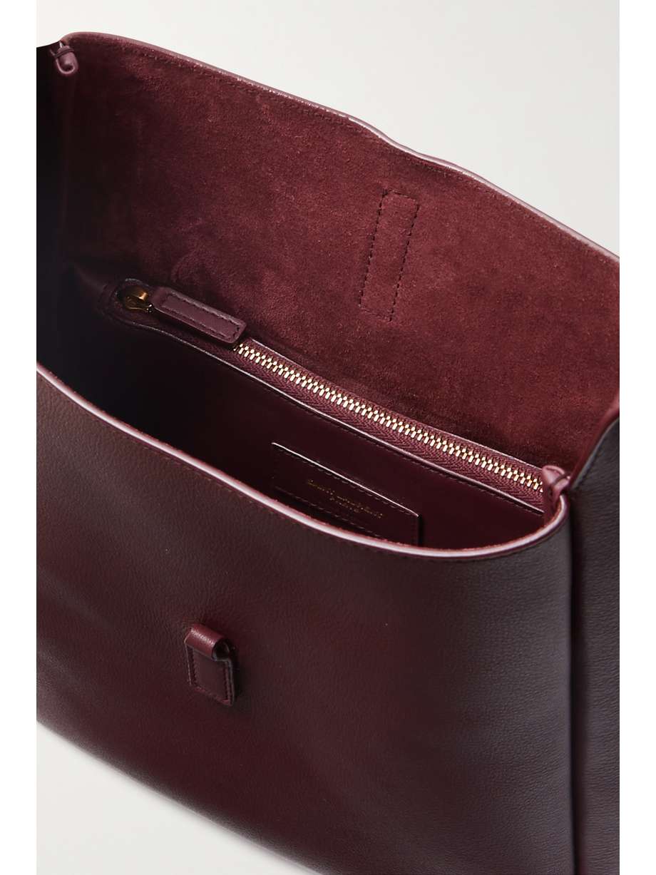 SAINT LAURENT Le 5 à 7 Supple small leather shoulder bag | NET-A-PORTER