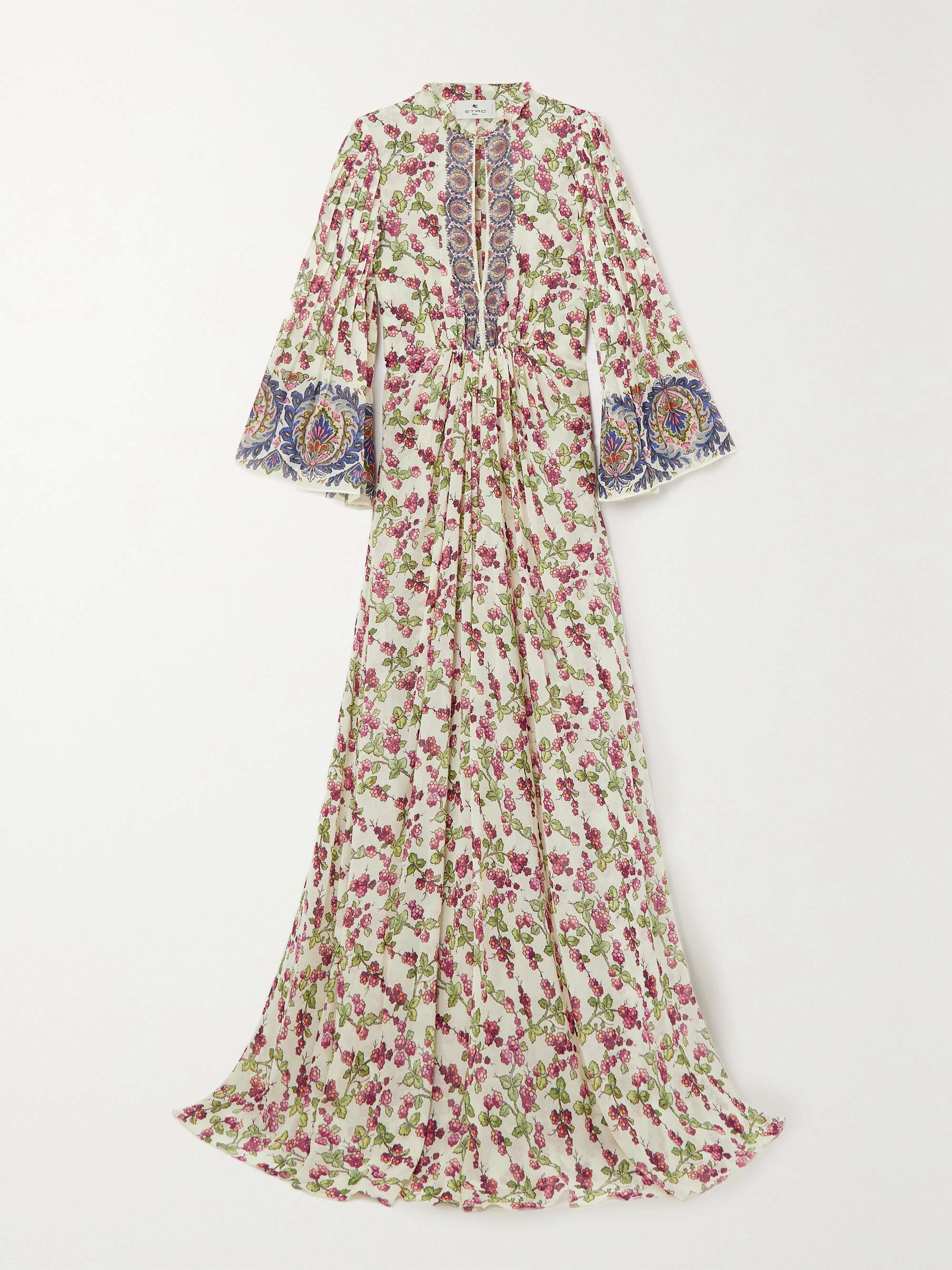 Silk Chiffon Maxi Dress