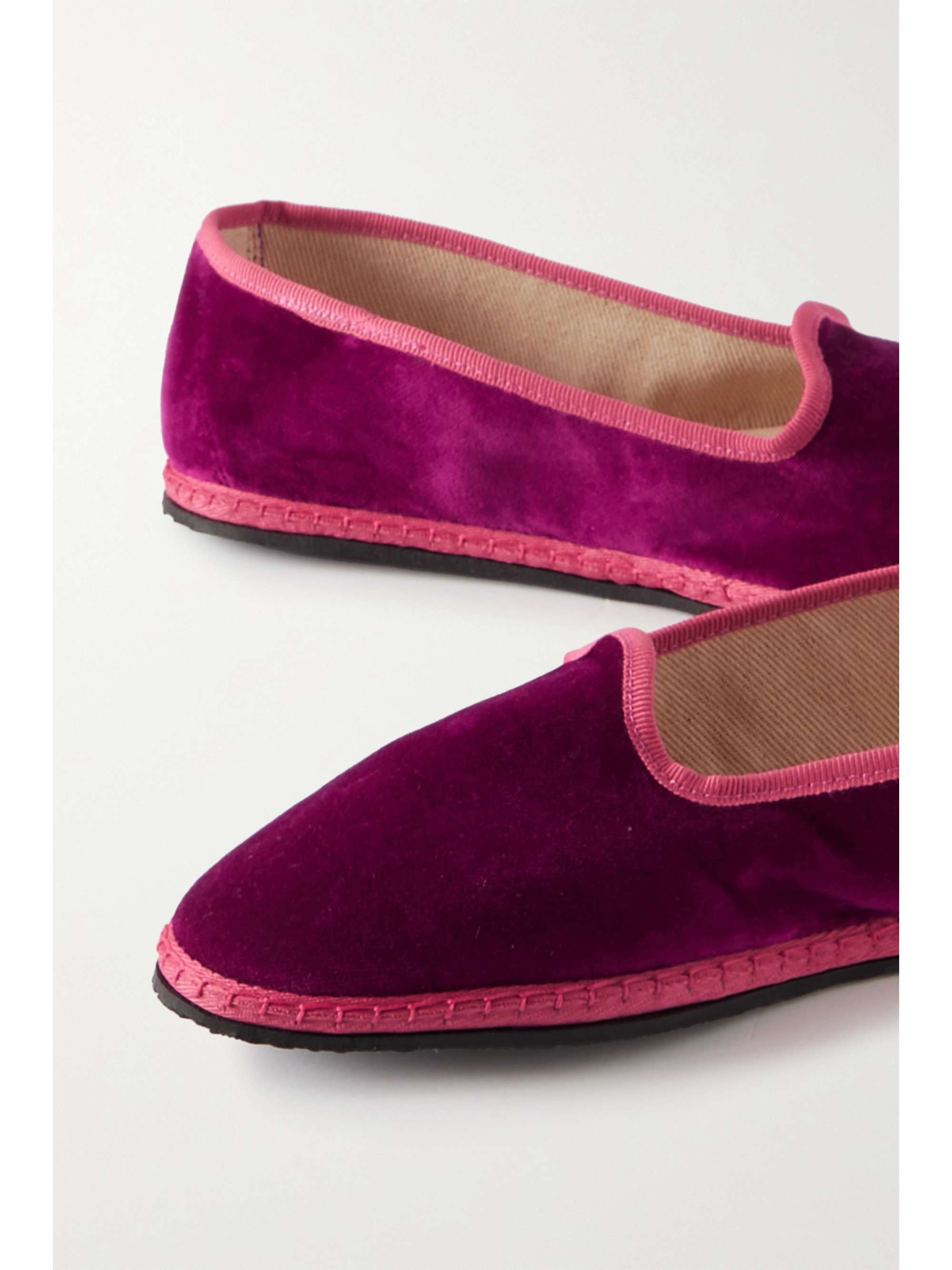 VIBI VENEZIA Velvet slippers | NET-A-PORTER