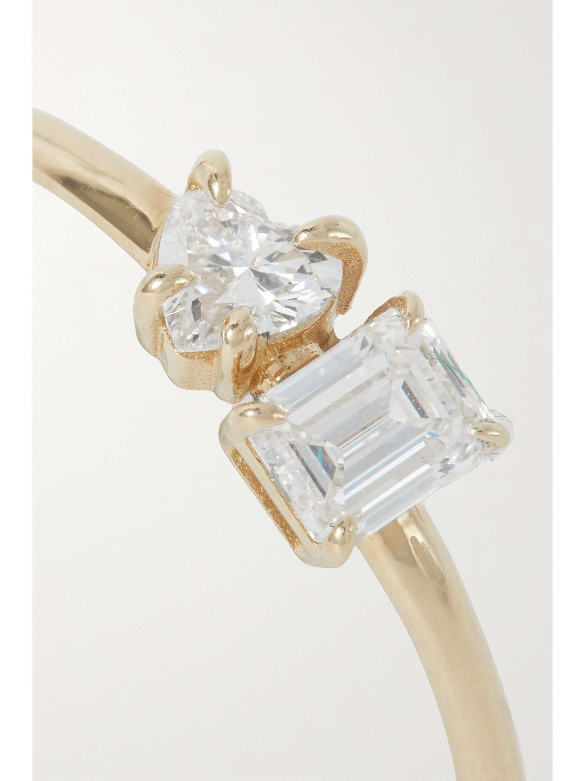 STONE AND STRAND Gala 14-karat gold laboratory-grown diamond ring | NET ...