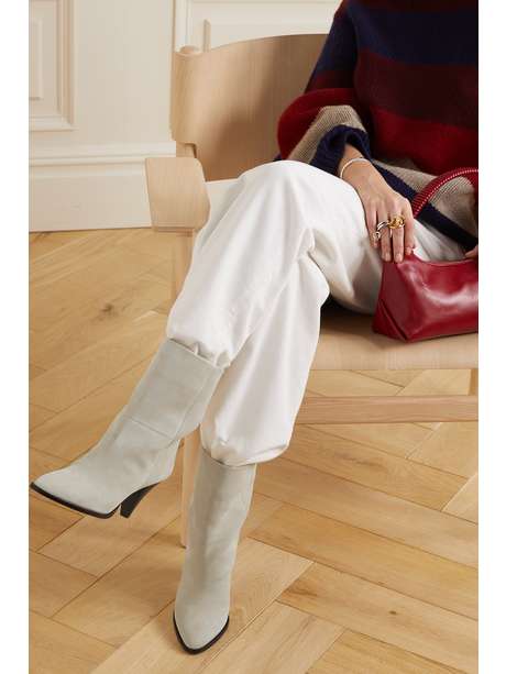 ISABEL MARANT Rouxa suede ankle boots | NET-A-PORTER