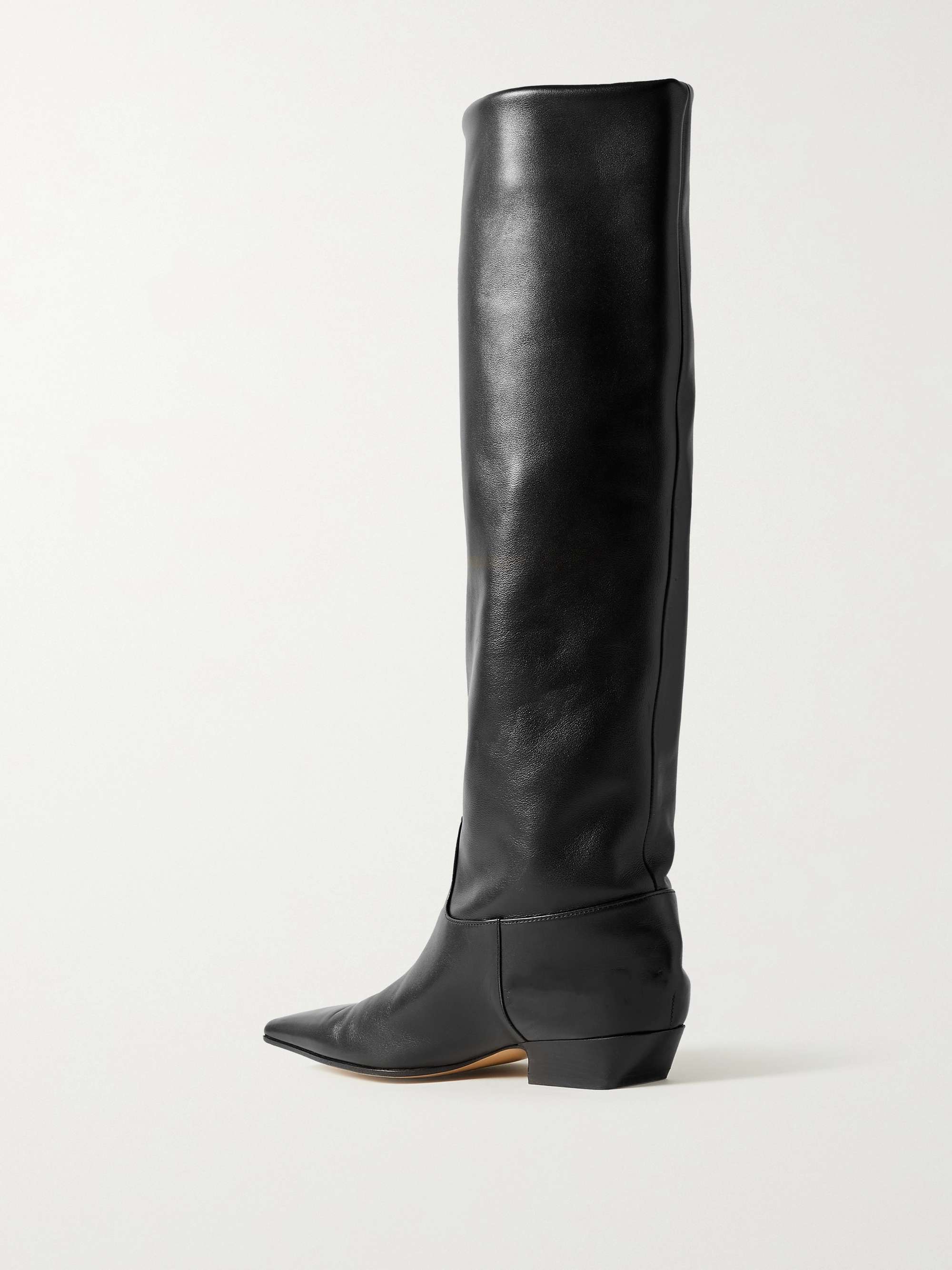 KHAITE Marfa leather knee boots | NET-A-PORTER