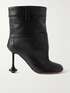 LOEWE Toy paneled leather ankle boots | NET-A-PORTER