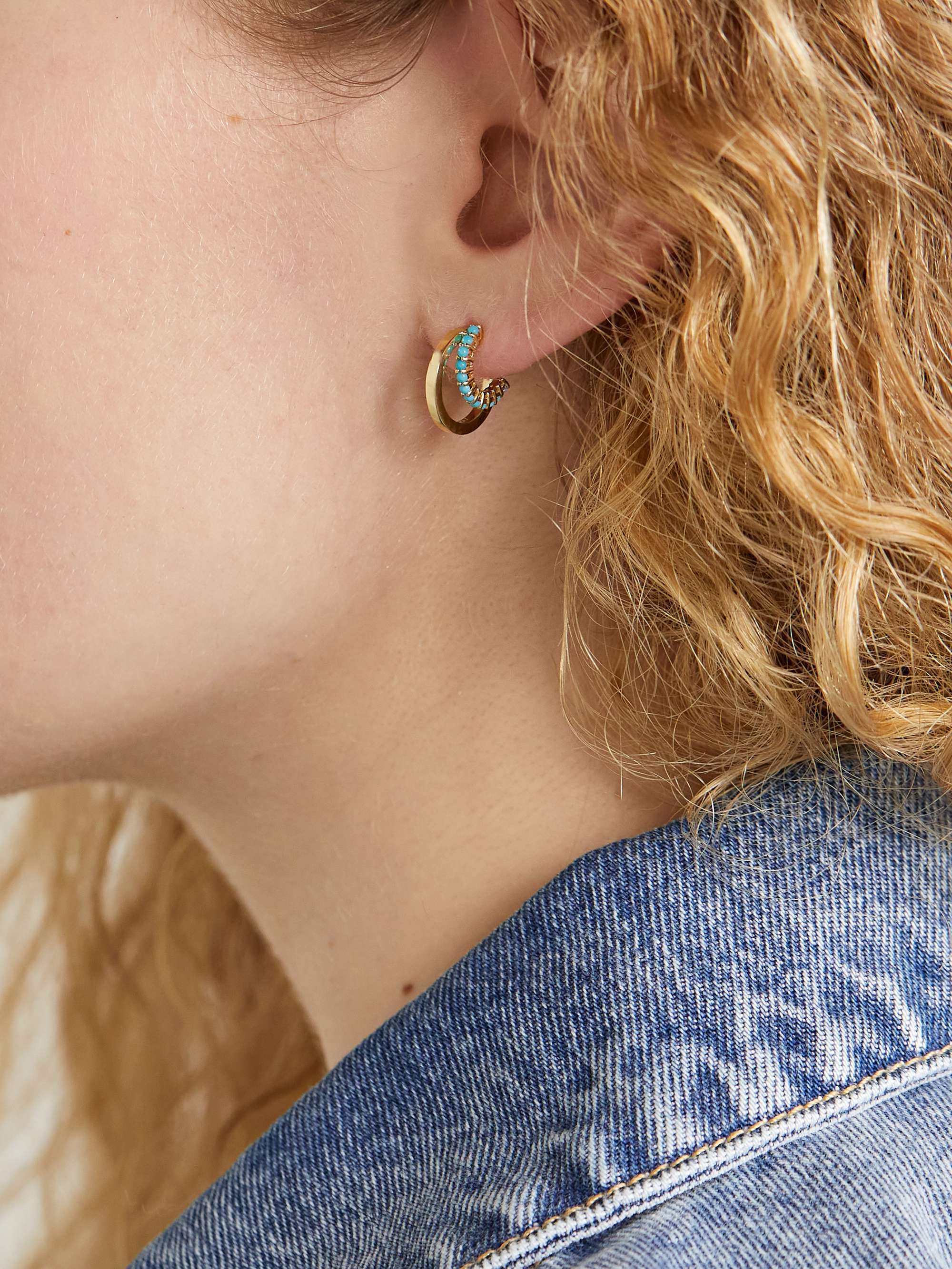 Jennifer meyer hoop earrings store