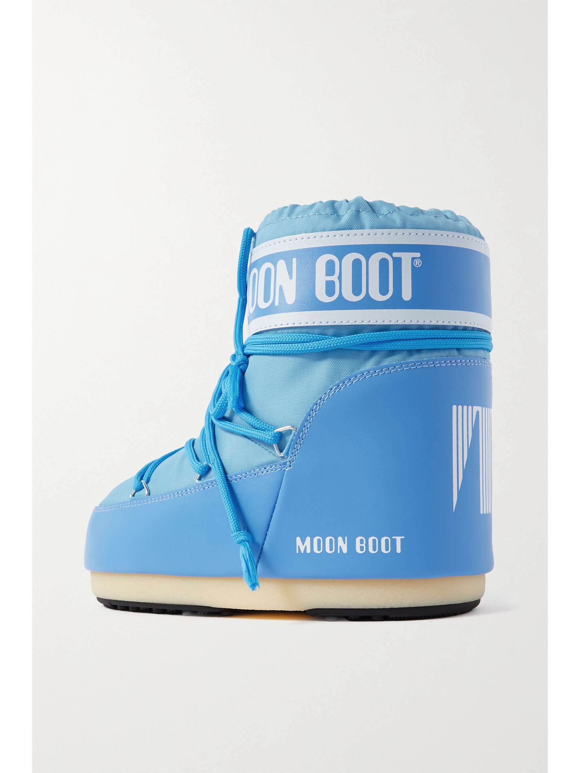 MOON BOOT Icon Low shell and faux leather snow boots | NET-A-PORTER