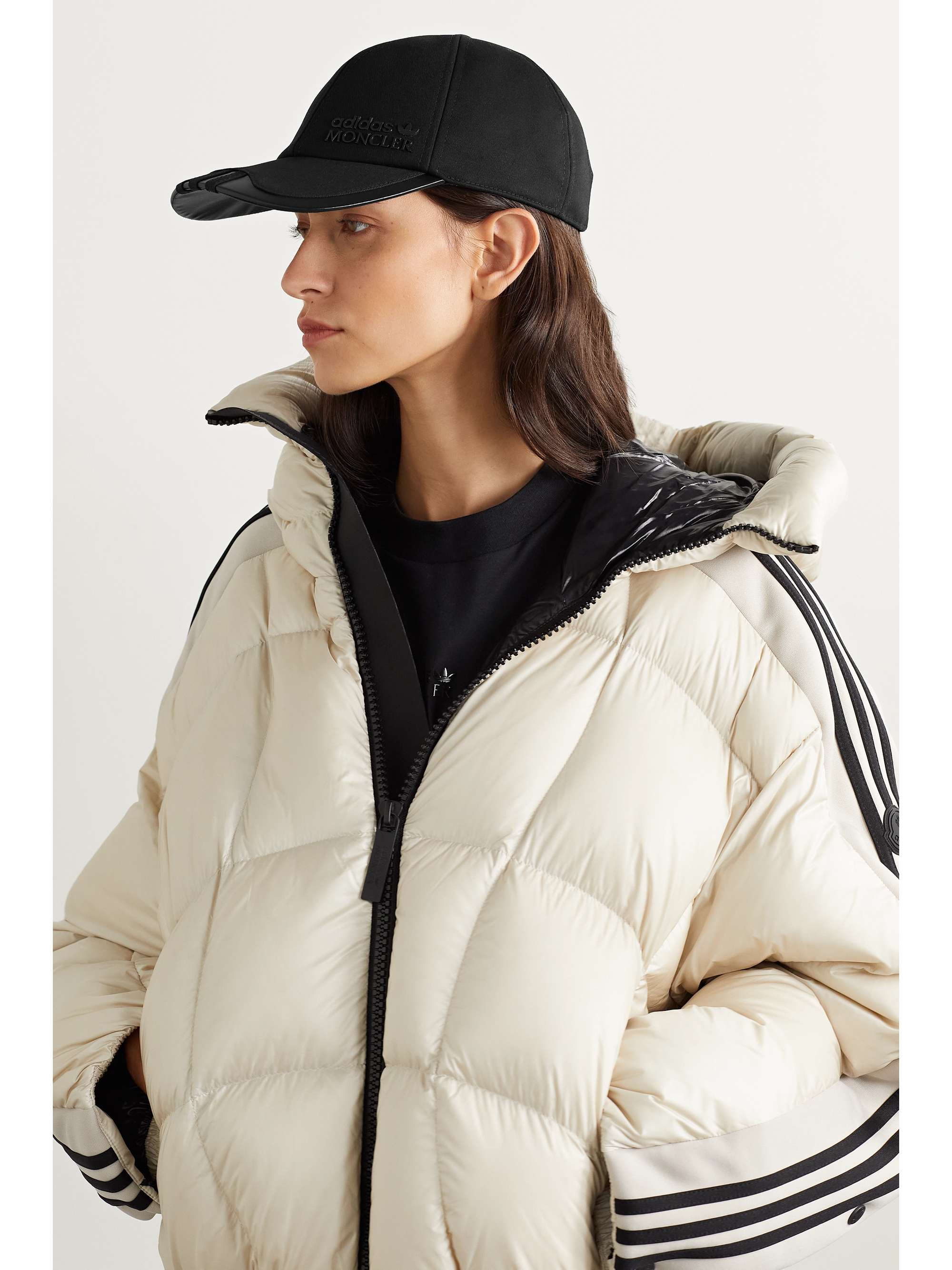 MONCLER GENIUS + adidas Originals faux leather and grosgrain MONCLER GENIUS + adidas Originals faux leather and grosgrain