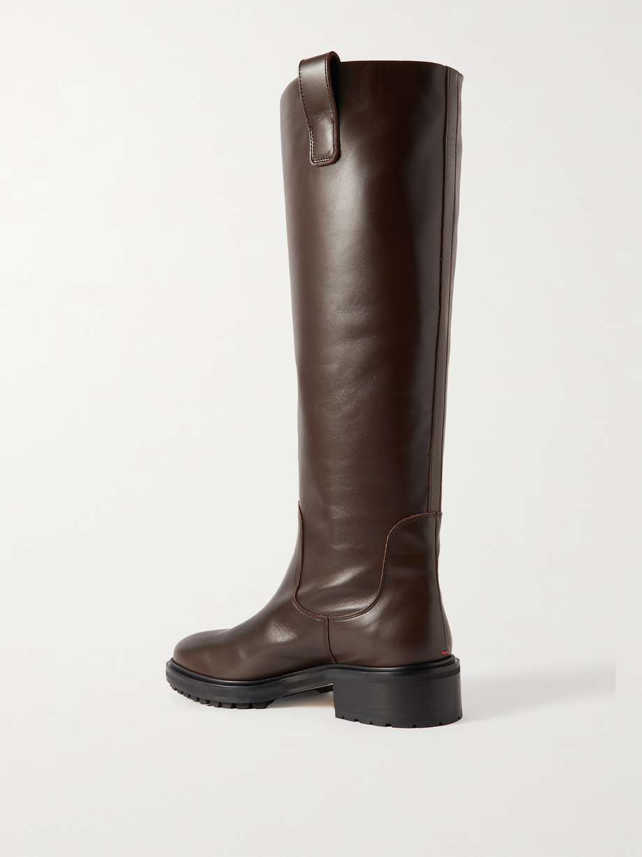 AEYDE Henry leather knee boots | NET-A-PORTER