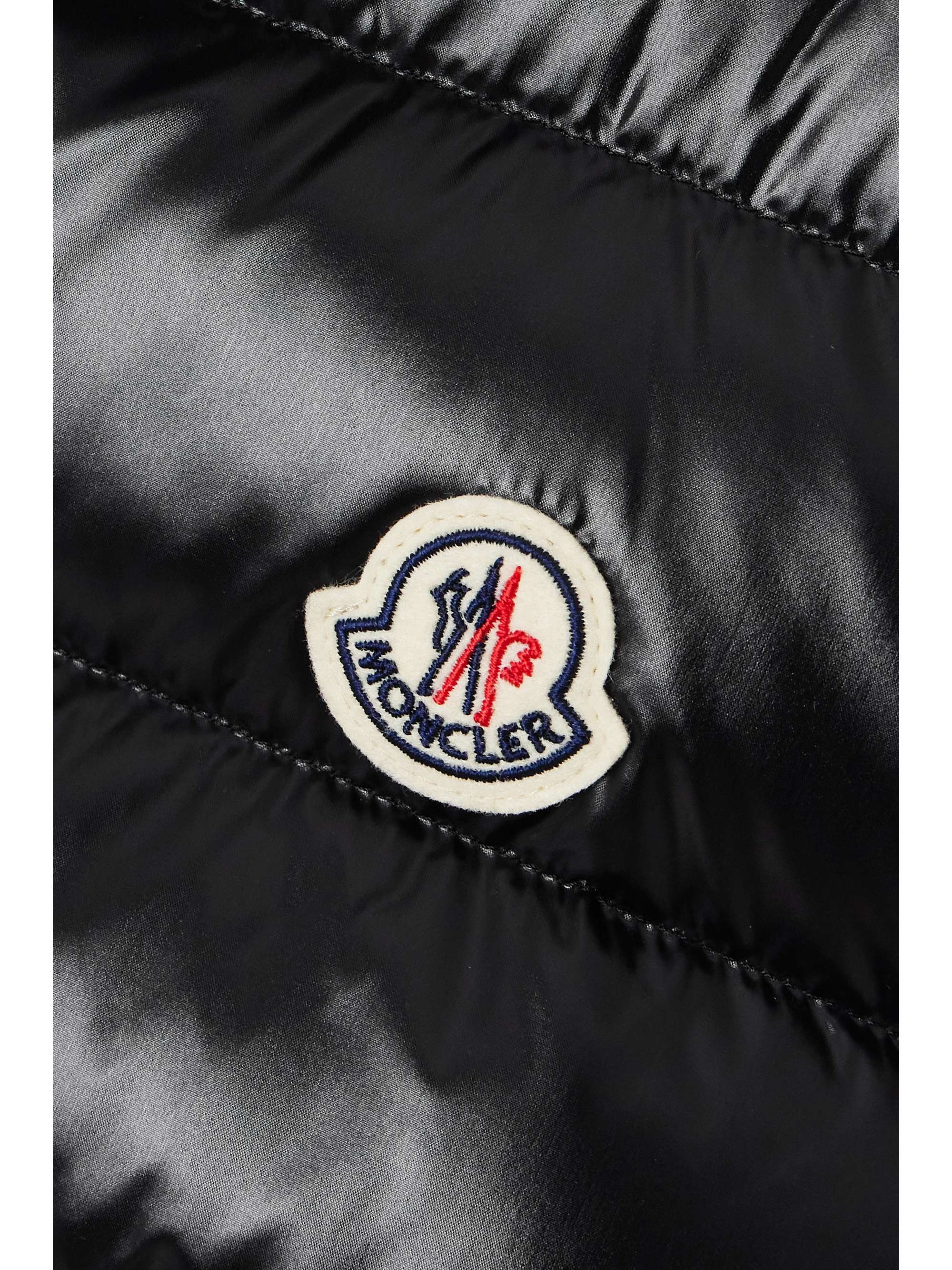 MONCLER Ghany quilted glossed-shell down vest | NET-A-PORTER
