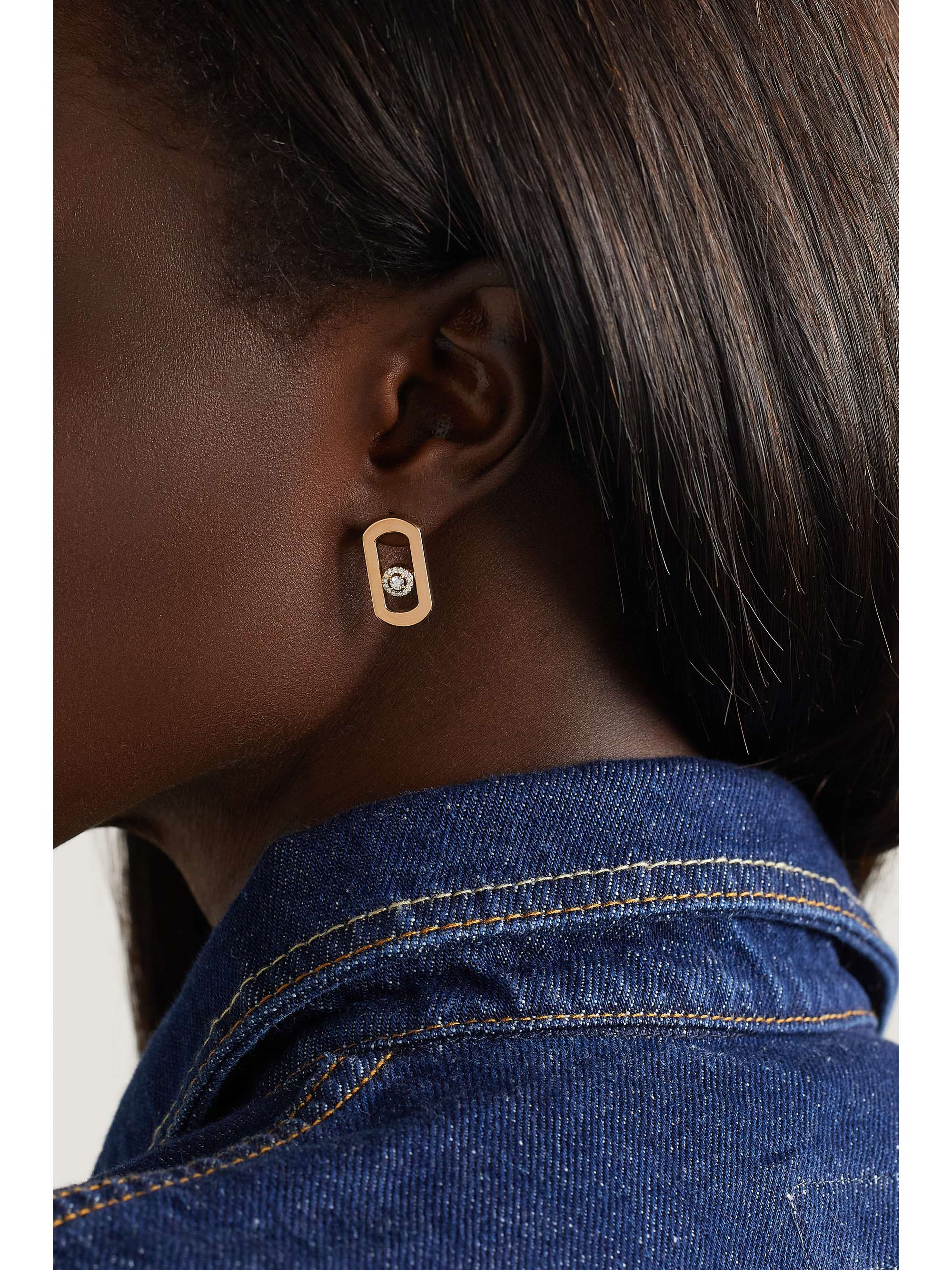 MESSIKA Move Citizen 18-karat gold diamond earrings | NET-A-PORTER
