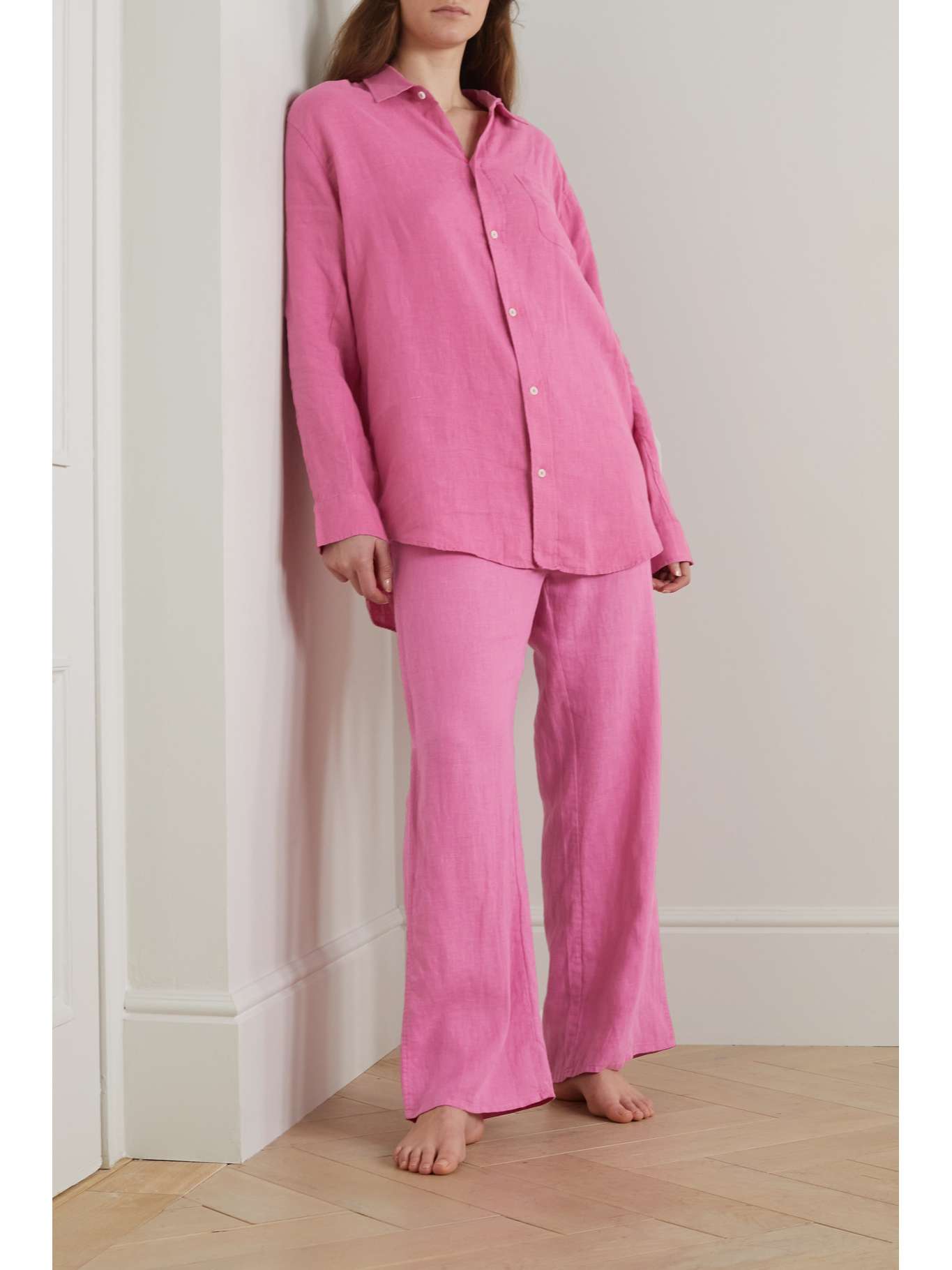 DESMOND & DEMPSEY + NET SUSTAIN linen shirt | NET-A-PORTER