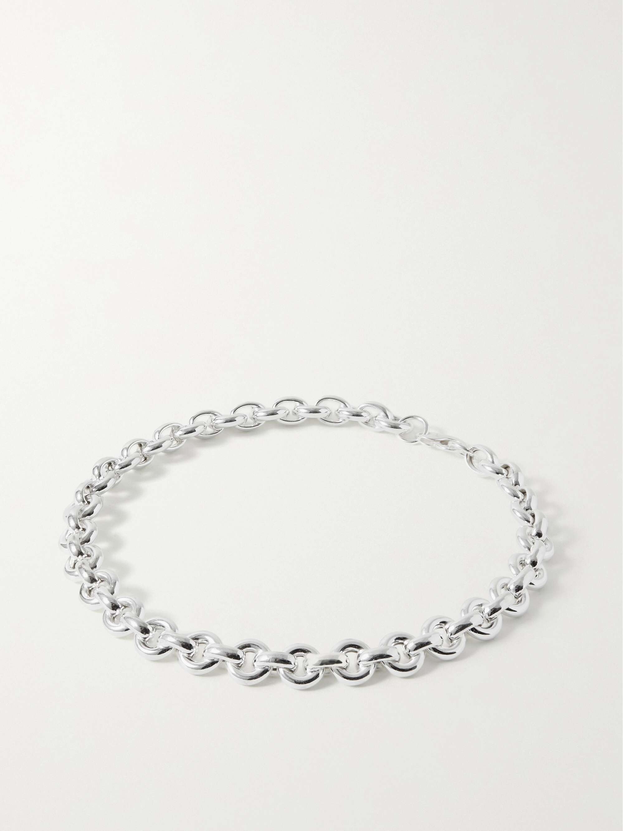 LOREN STEWART + NET SUSTAIN Euclid recycled sterling silver necklace ...