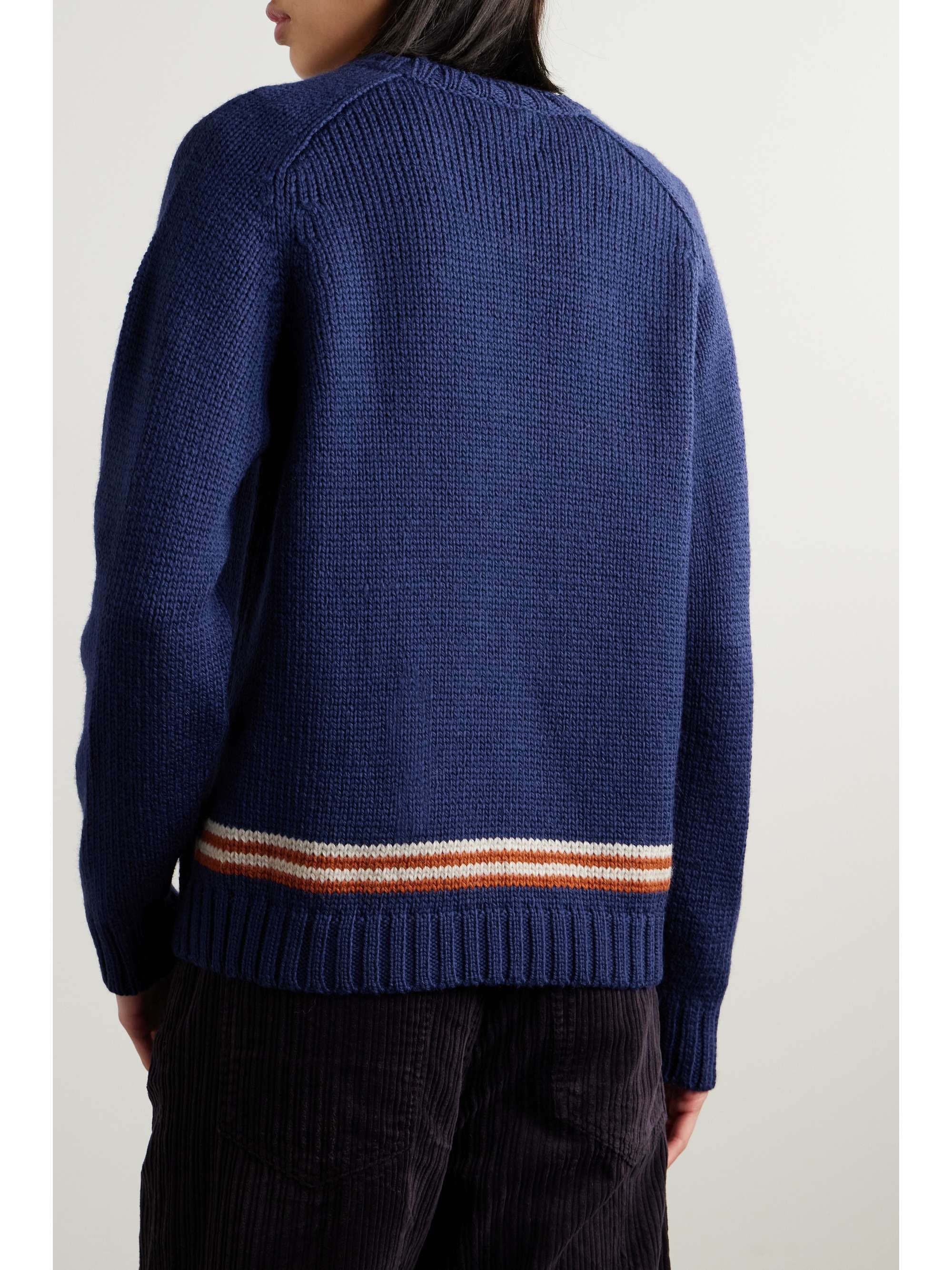 BODE Intarsia wool sweater | NET-A-PORTER