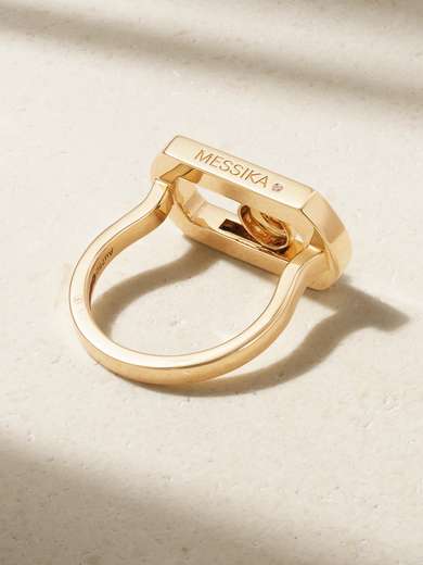 MESSIKA So Move 18-karat gold diamond ring | NET-A-PORTER