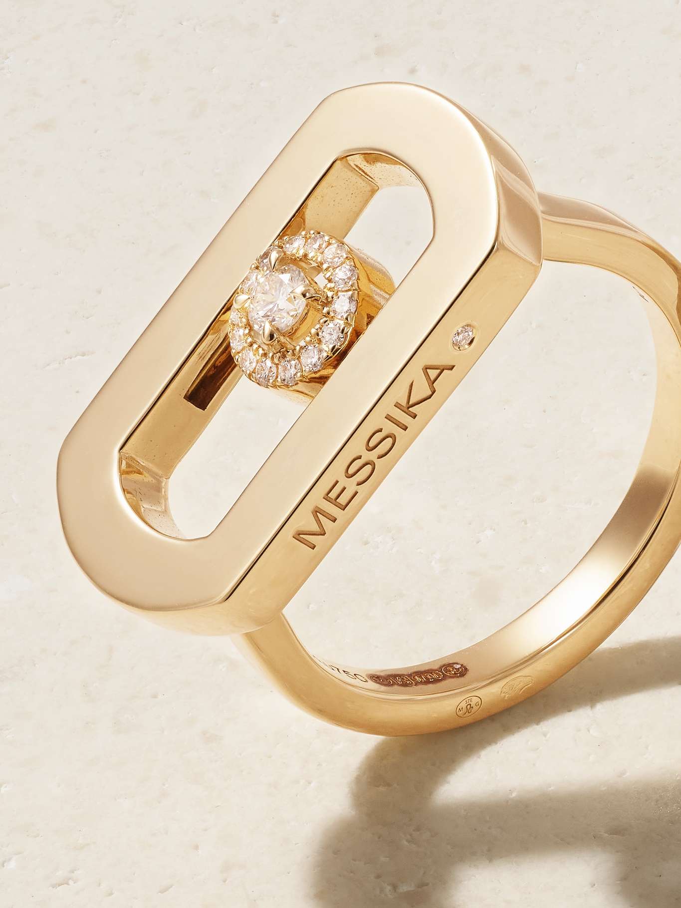 MESSIKA So Move 18-karat gold diamond ring | NET-A-PORTER