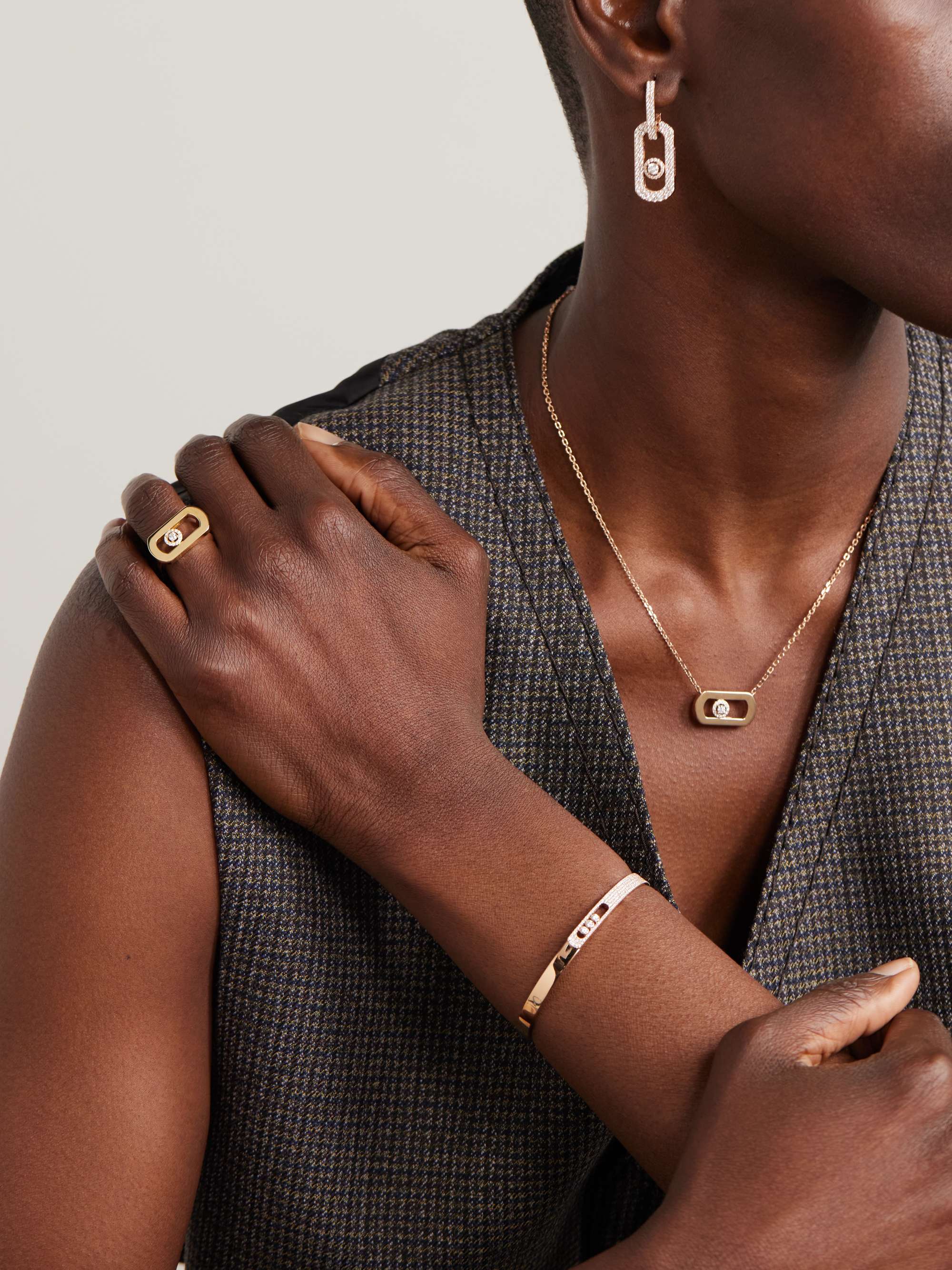 MESSIKA So Move 18-karat gold diamond ring | NET-A-PORTER